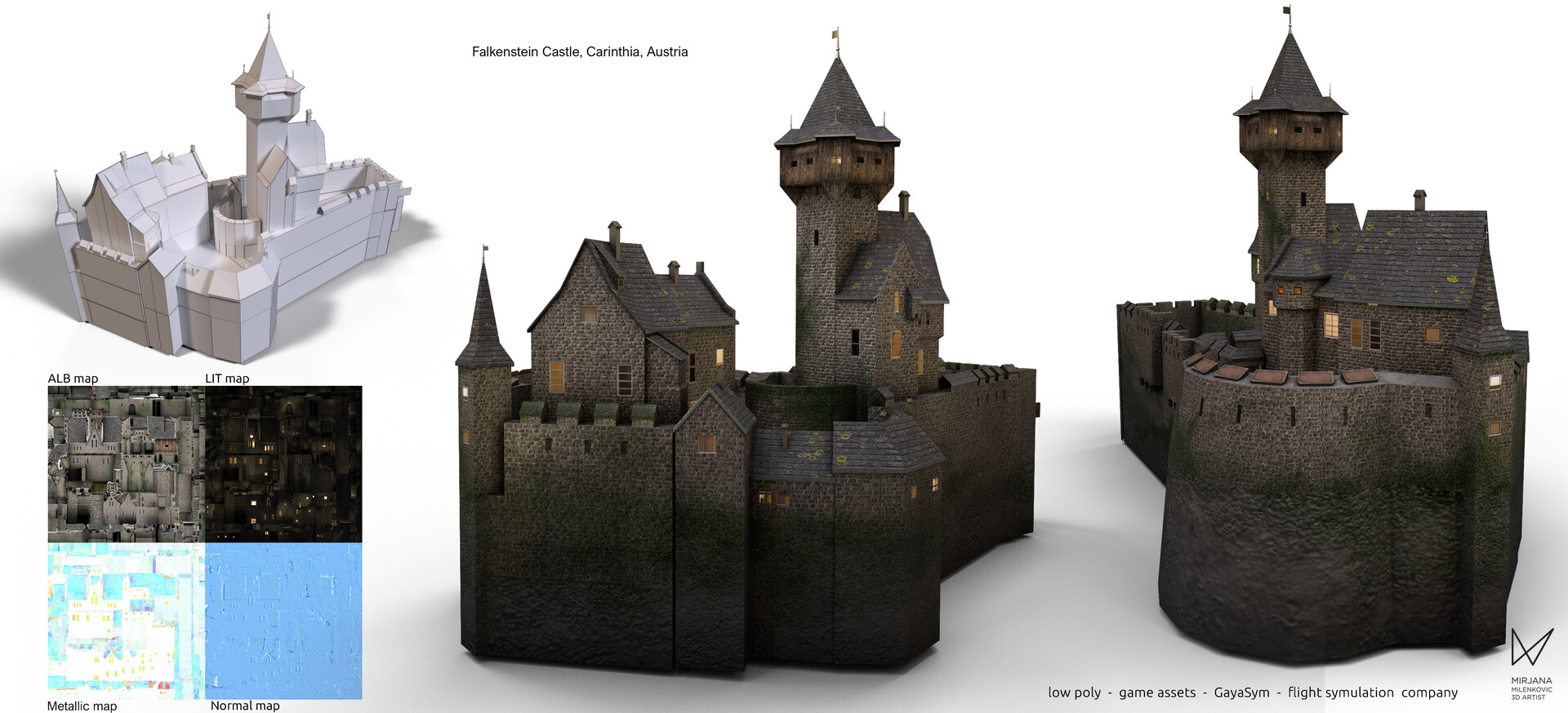 ArtStation - Falkenstein Castle, Carinthia, Austria