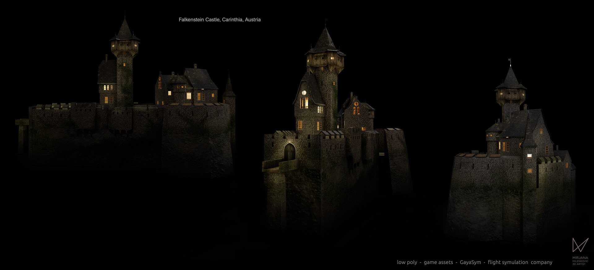 ArtStation - Falkenstein Castle, Carinthia, Austria