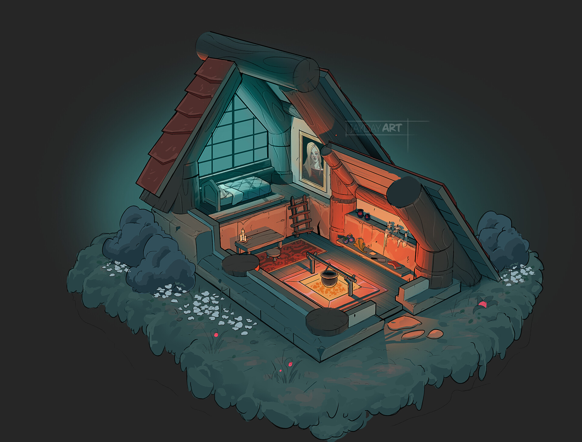 ArtStation - Fantasy-Style House