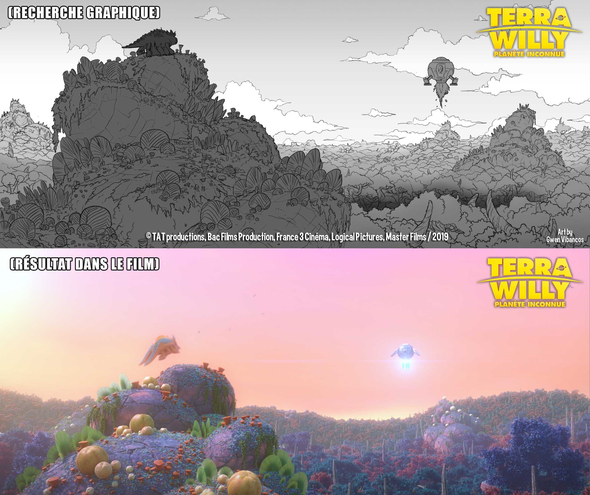 ArtStation - Mon travail sur le film "Terra Willy" de TAT Productions