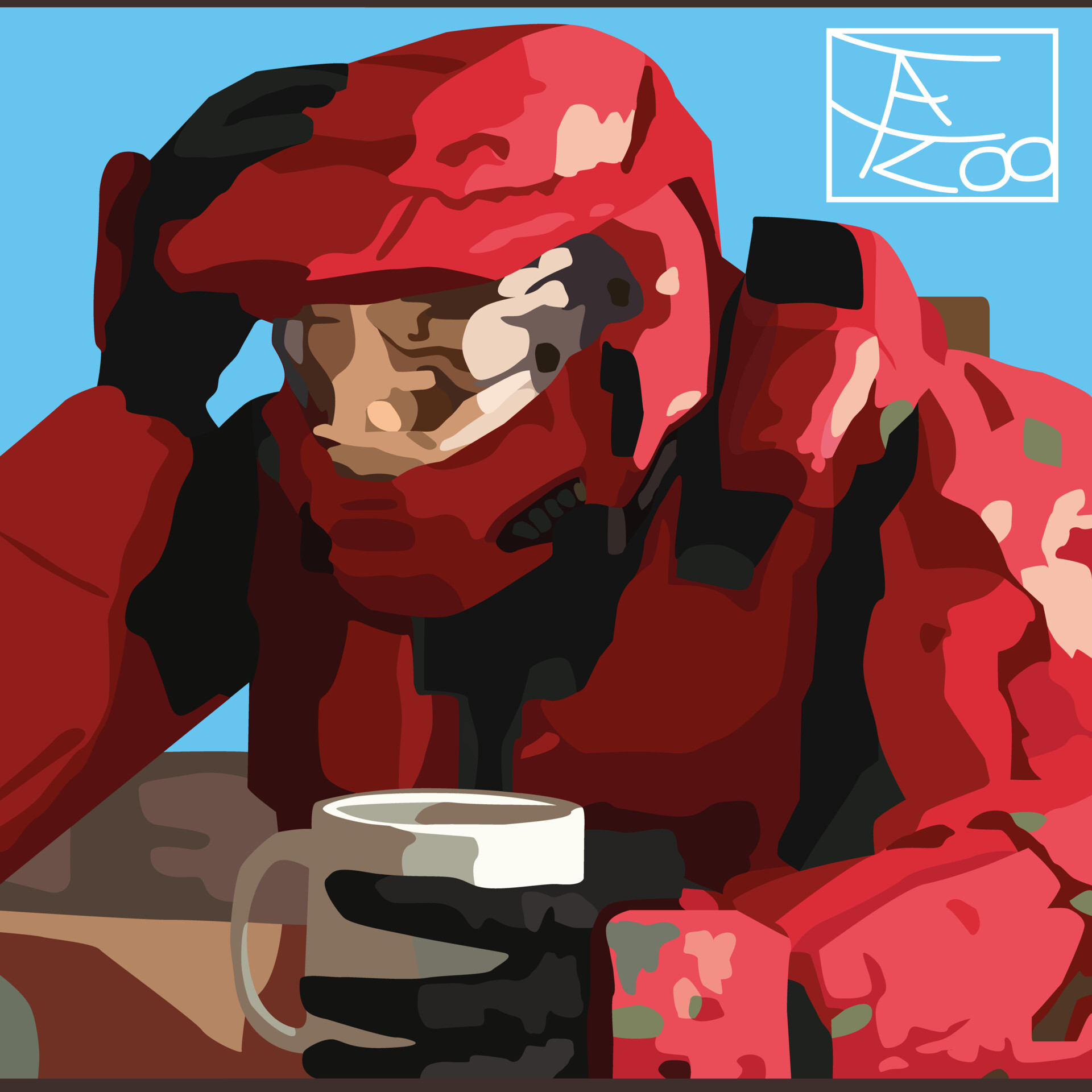 ArtStation - Red Spartan