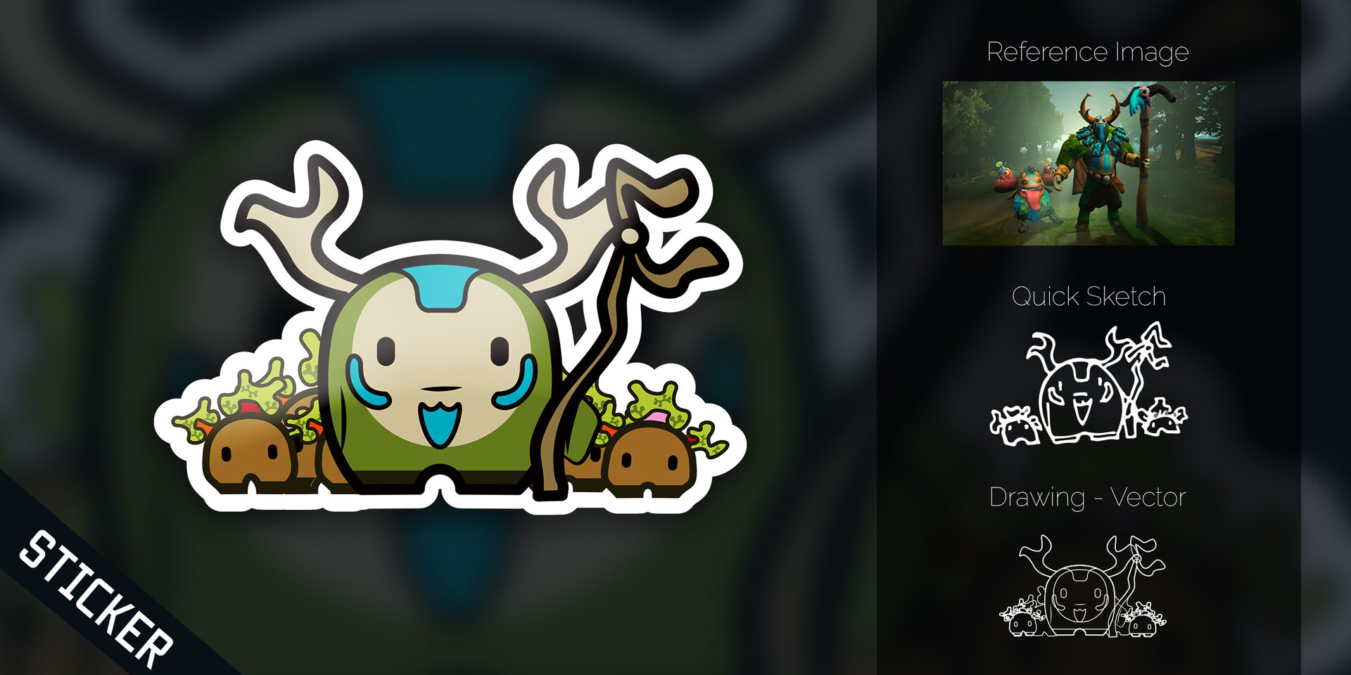 ArtStation - Dota 2 - Nature's Prophet (Cute Style)