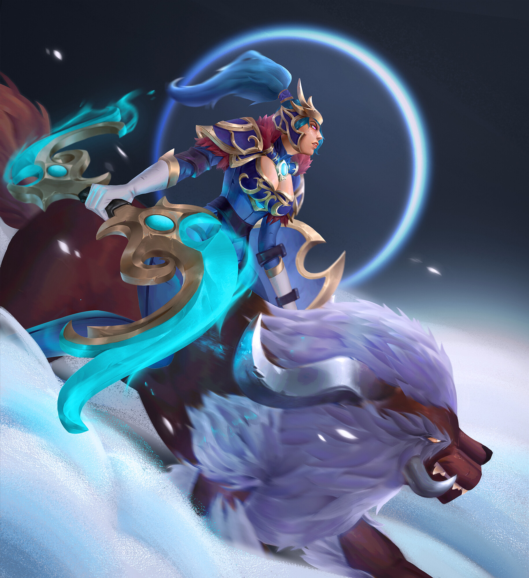 ArtStation - luna fan art