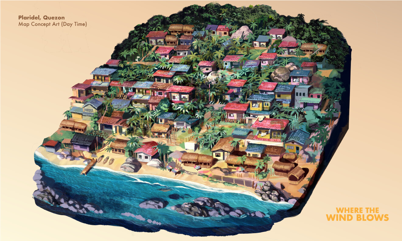ArtStation - Where the Wind Blows: Map Concept