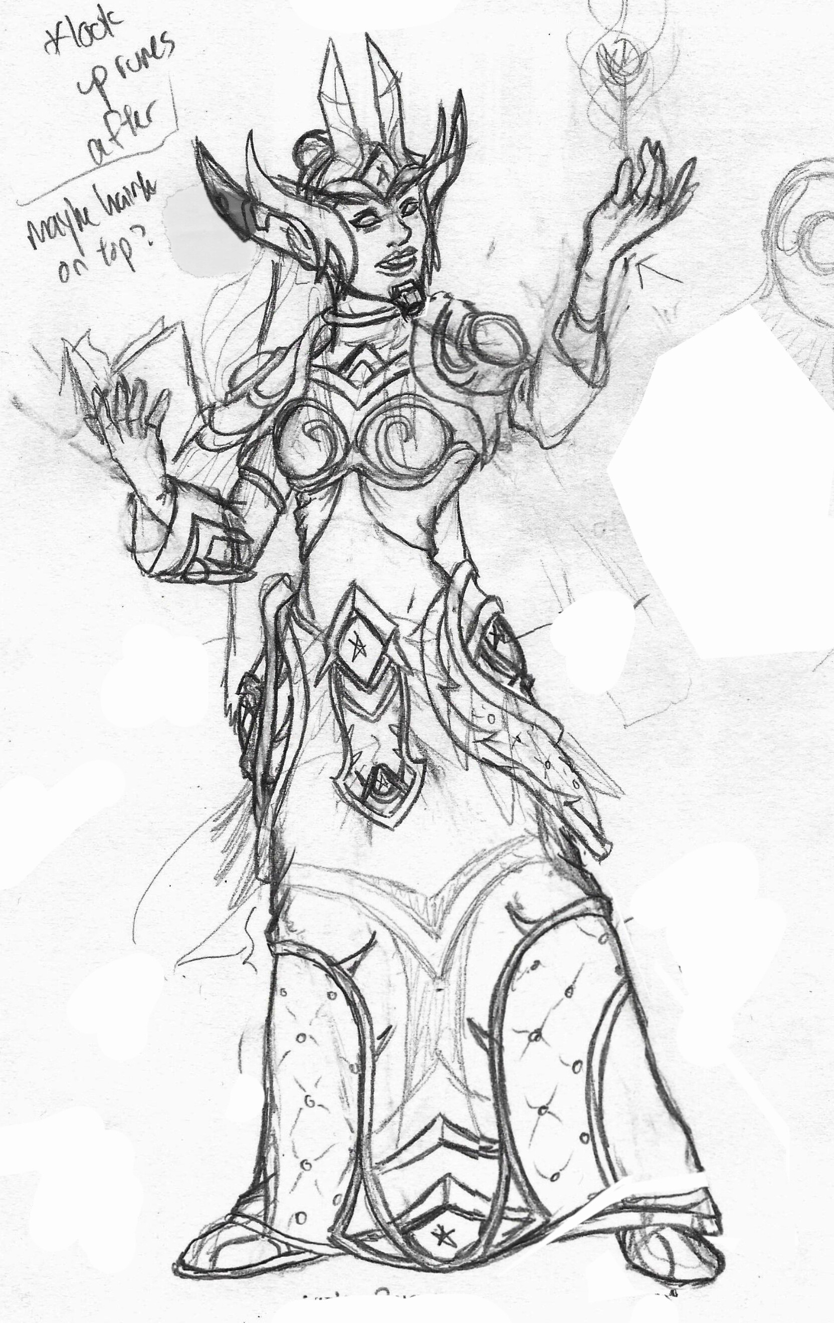 how to draw wow characters