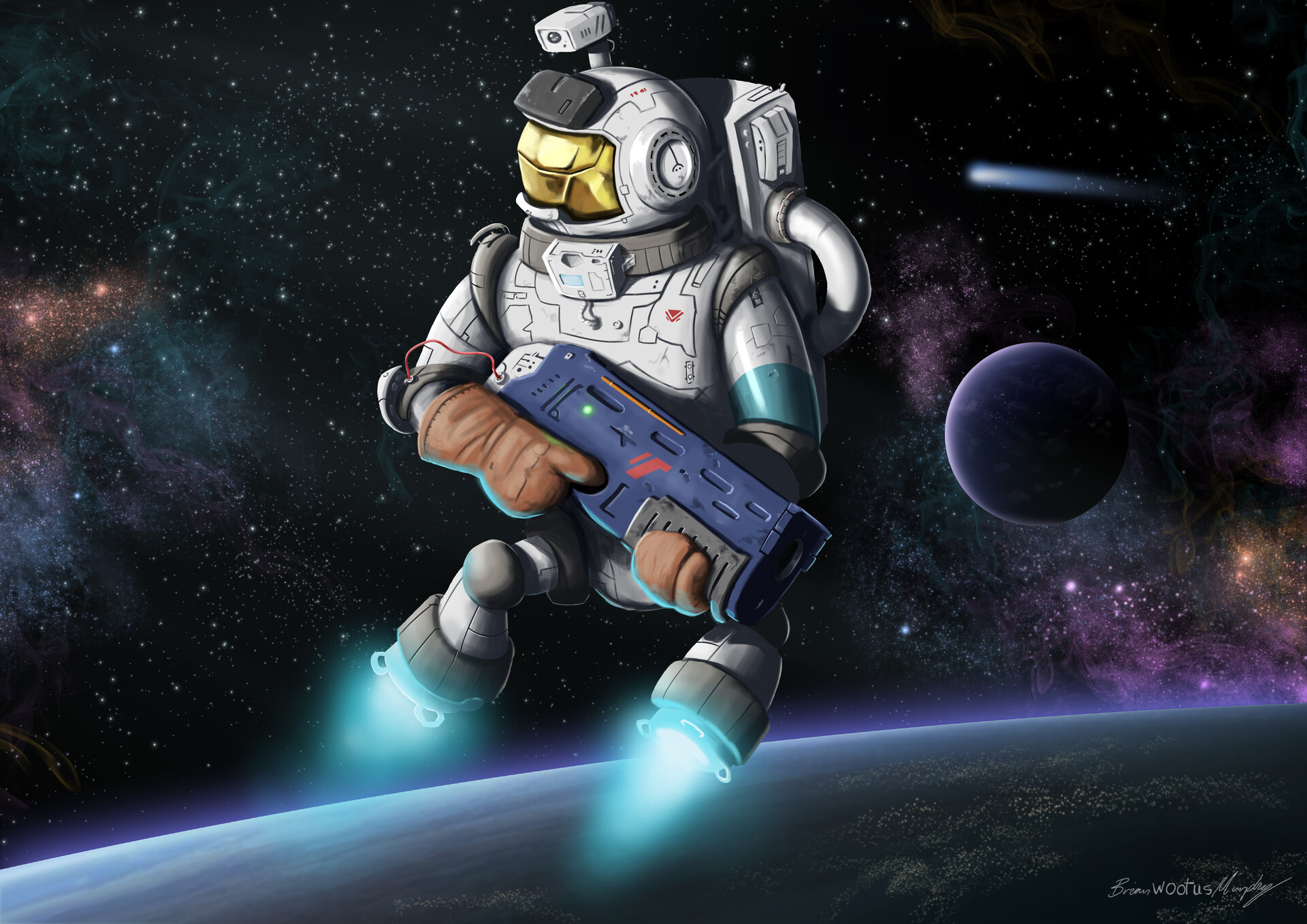 ArtStation - Space Man Magoonda