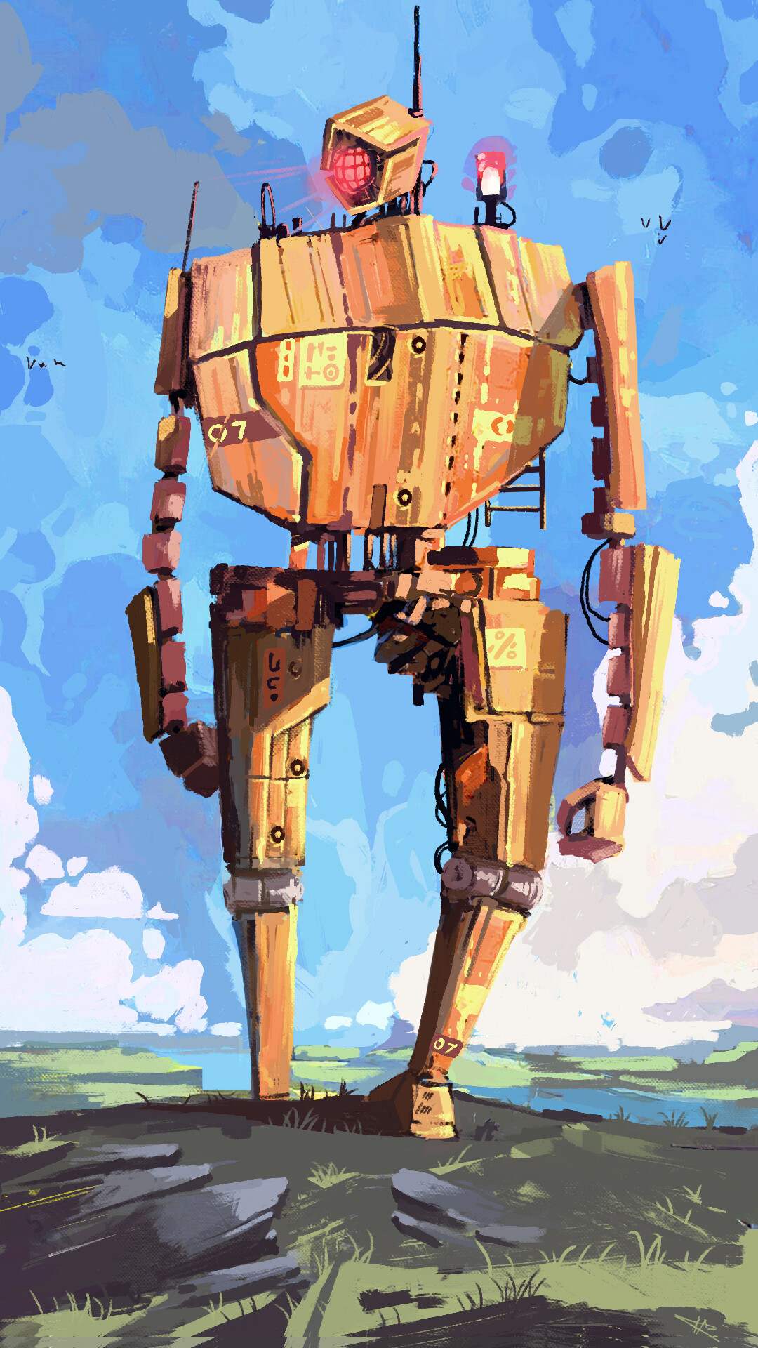 ArtStation - Scavenger bot: 07