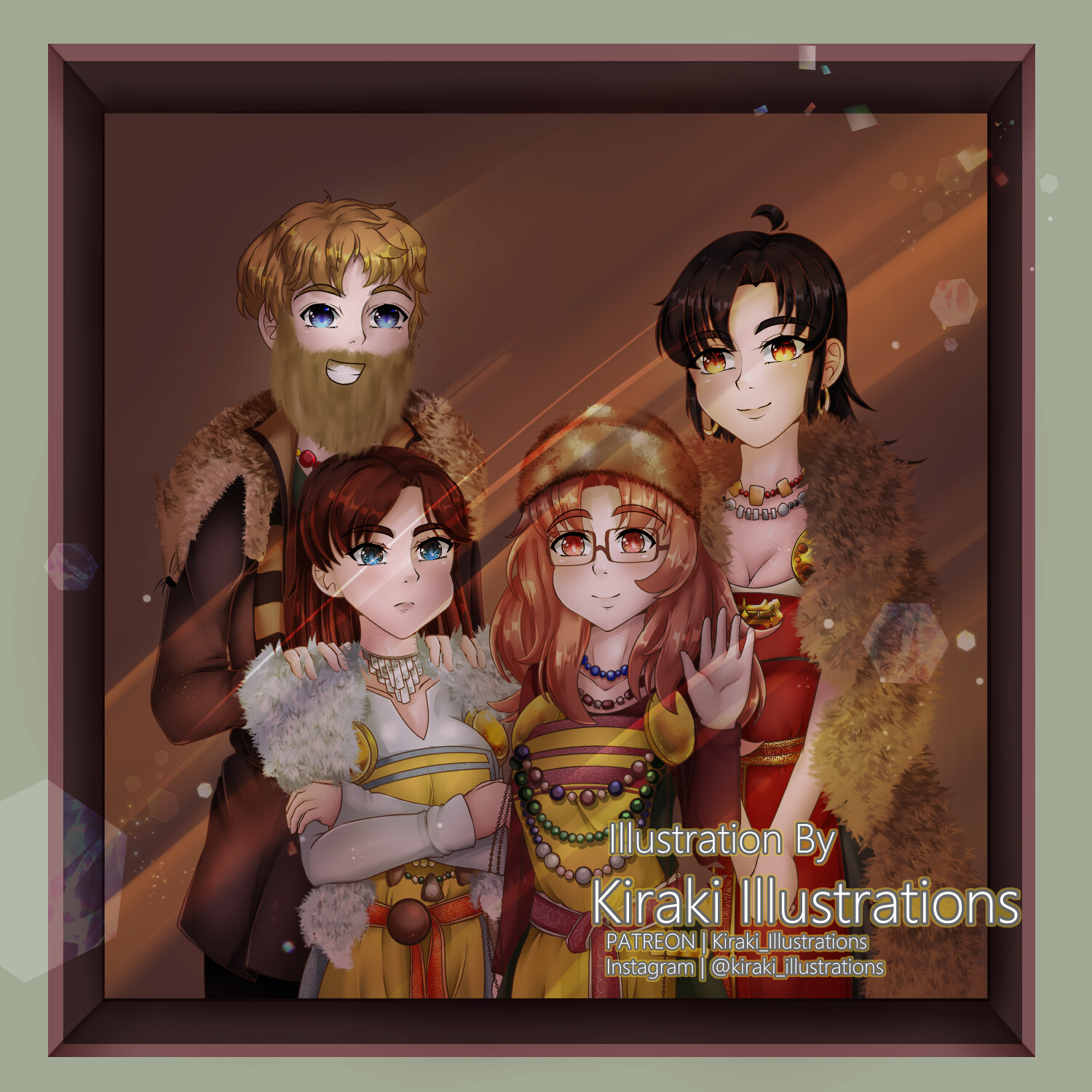 Anime Royal Family Portrait