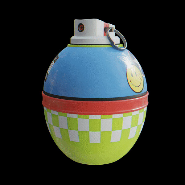 ArtStation - Paint Grenade designer toy concept