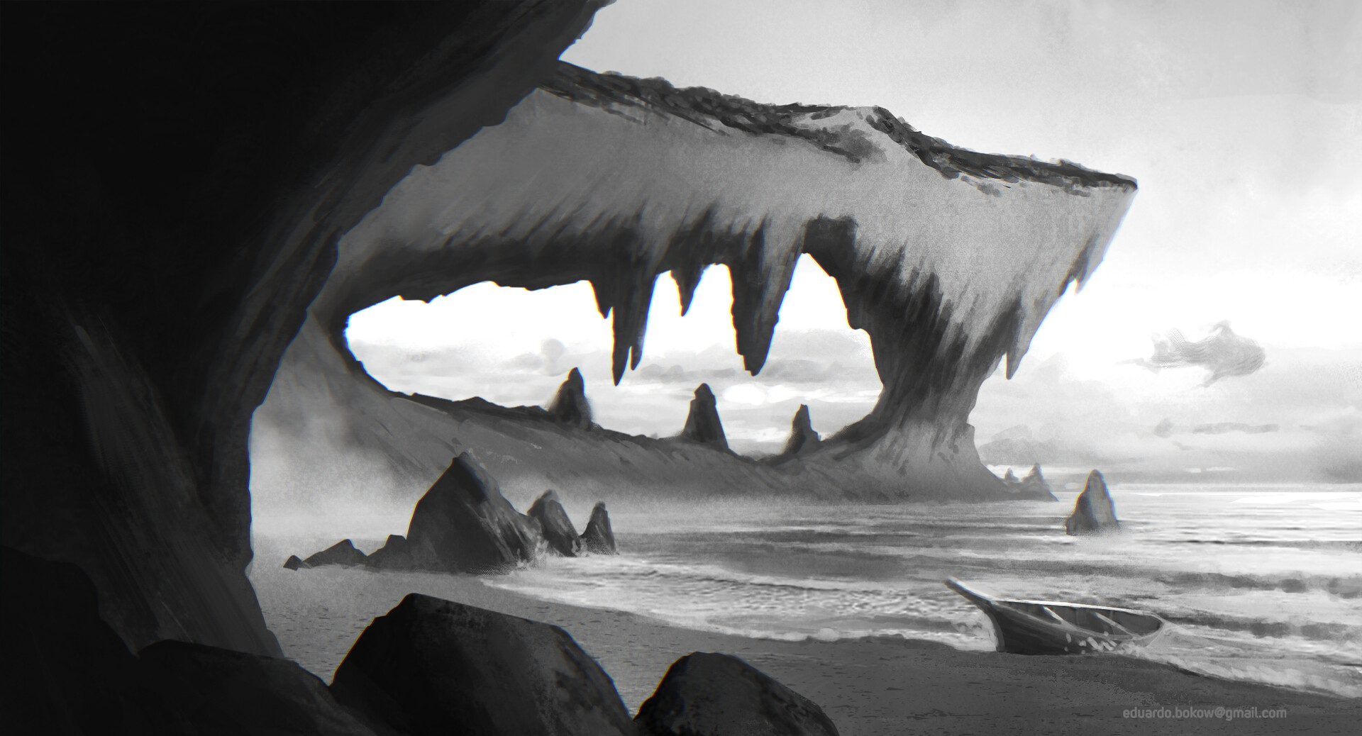 ArtStation - Shark rock
