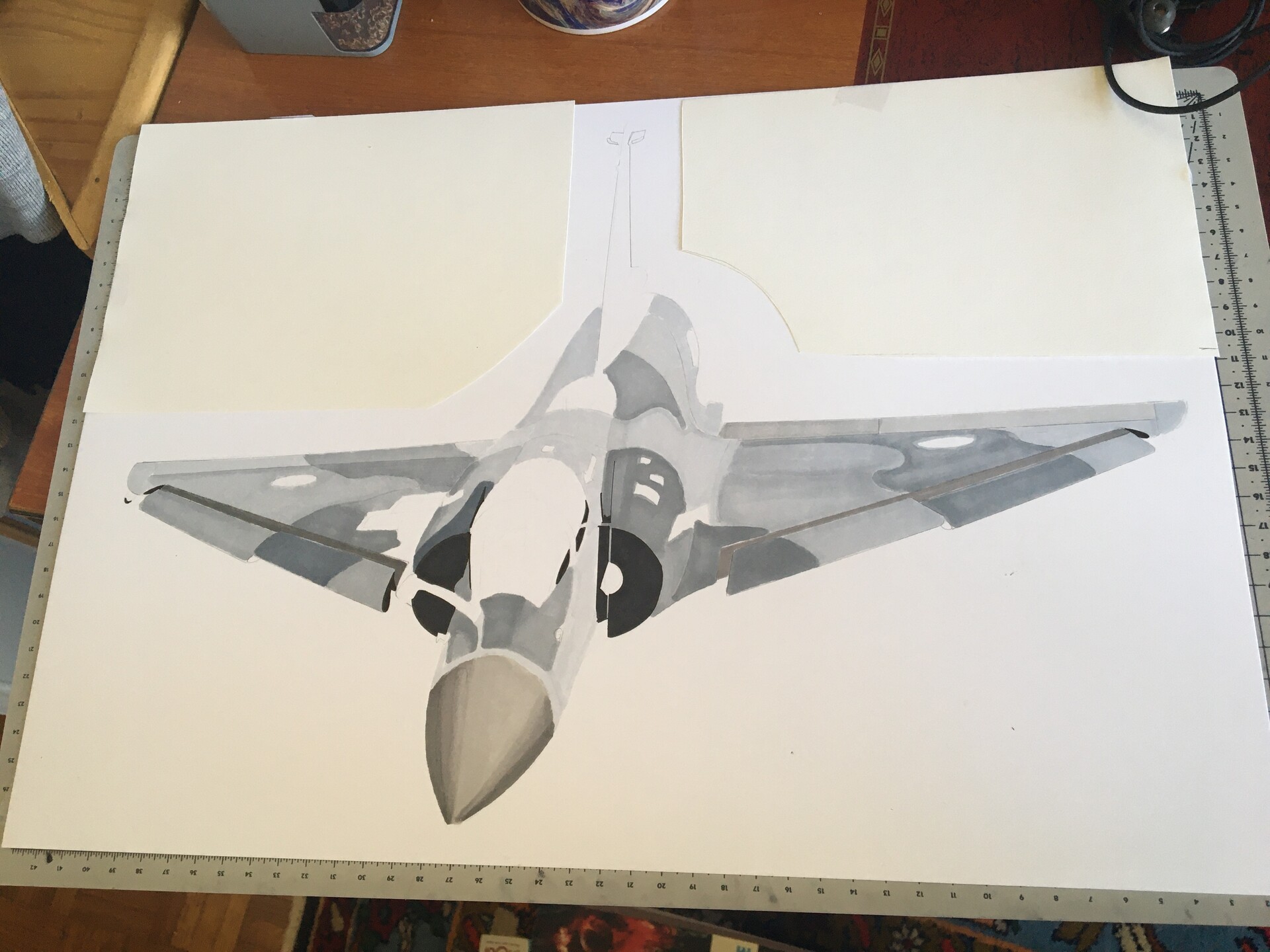 Johann delestree - Dassault Mirage 2000 drawing