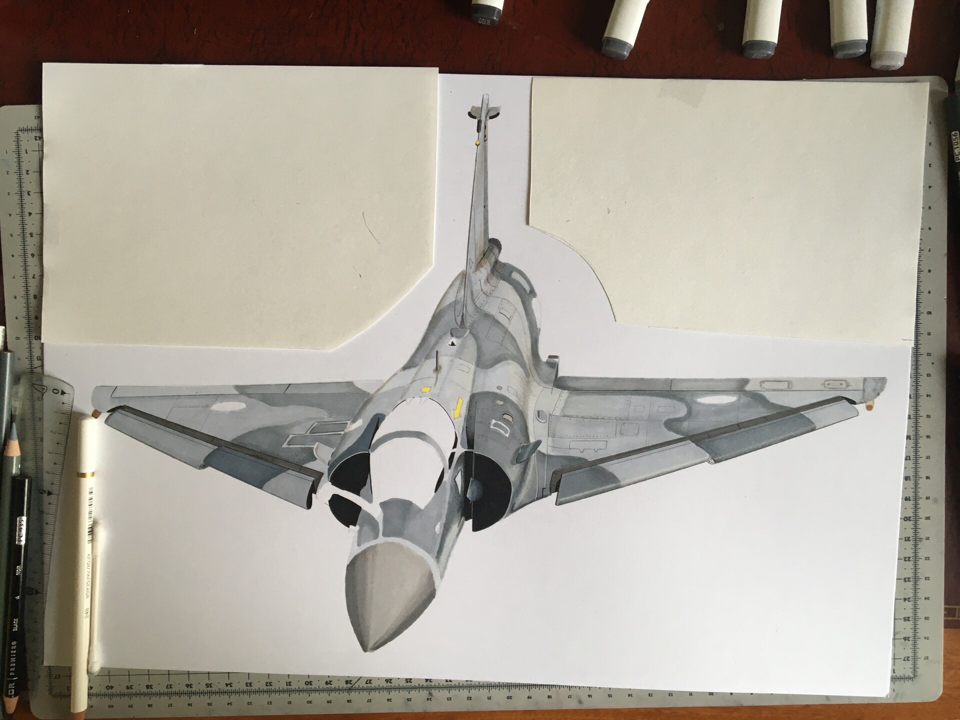 Johann delestree - Dassault Mirage 2000 drawing