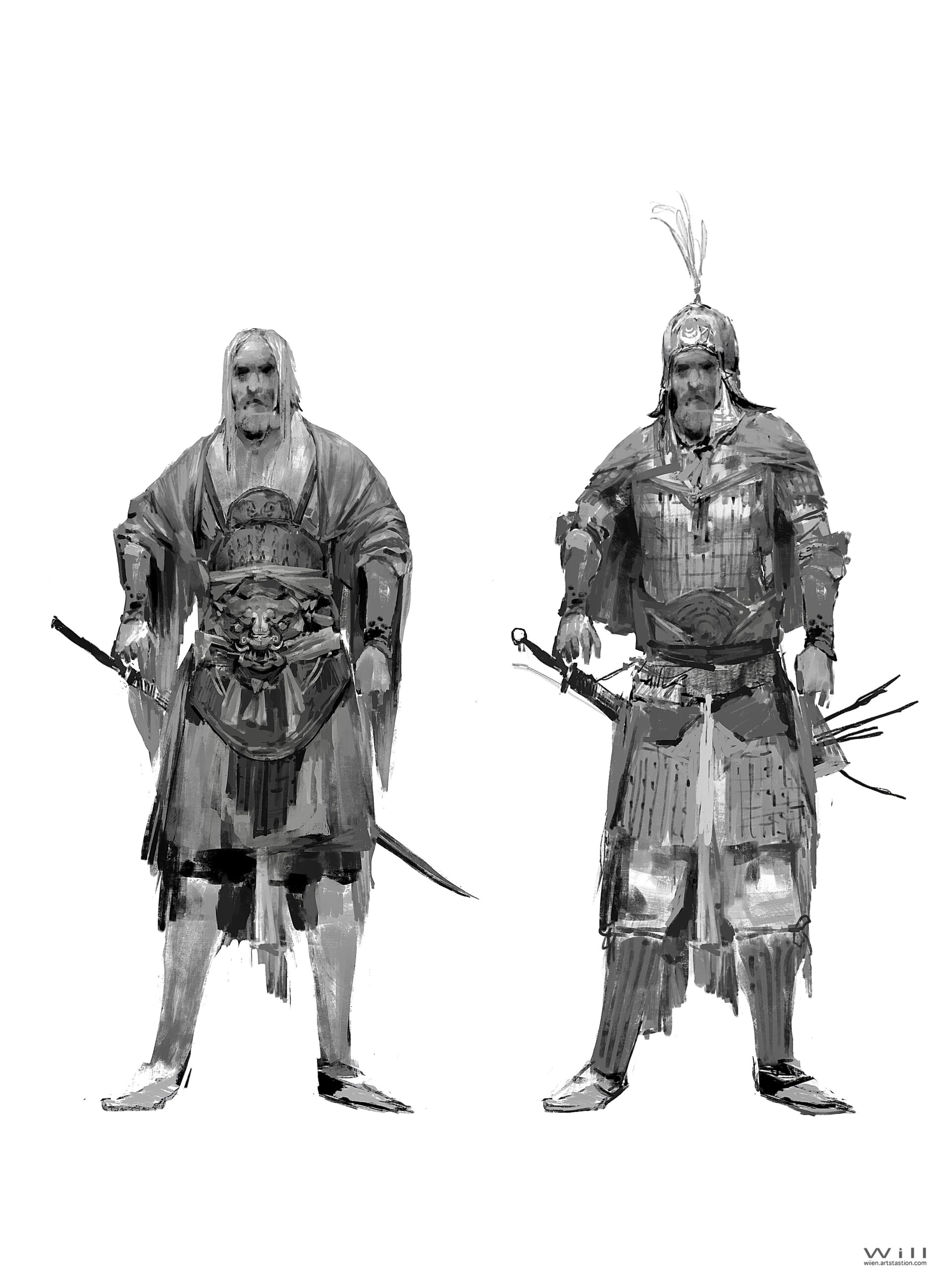 ArtStation - 将军【General】sketch