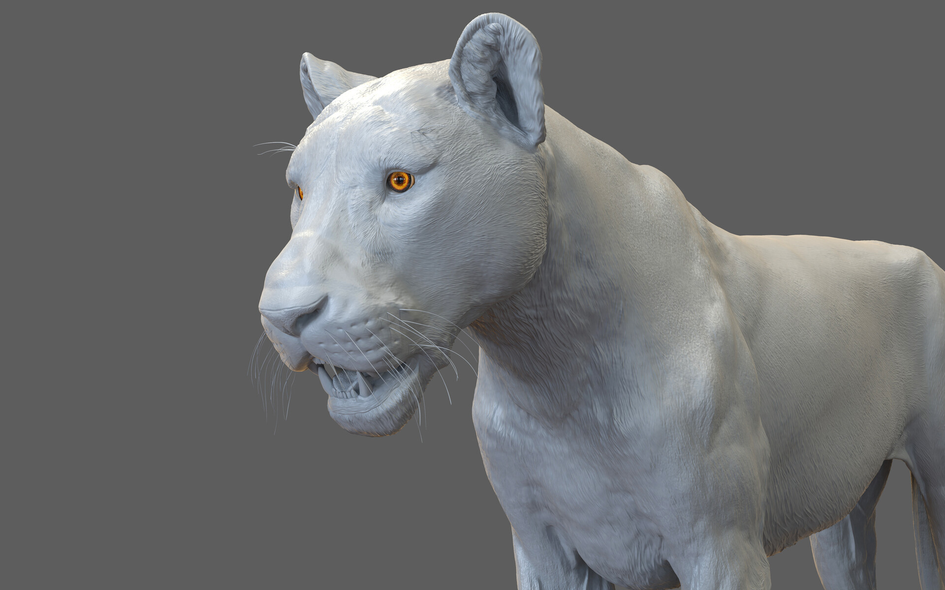 ArtStation - Digital Sculpture Lioness