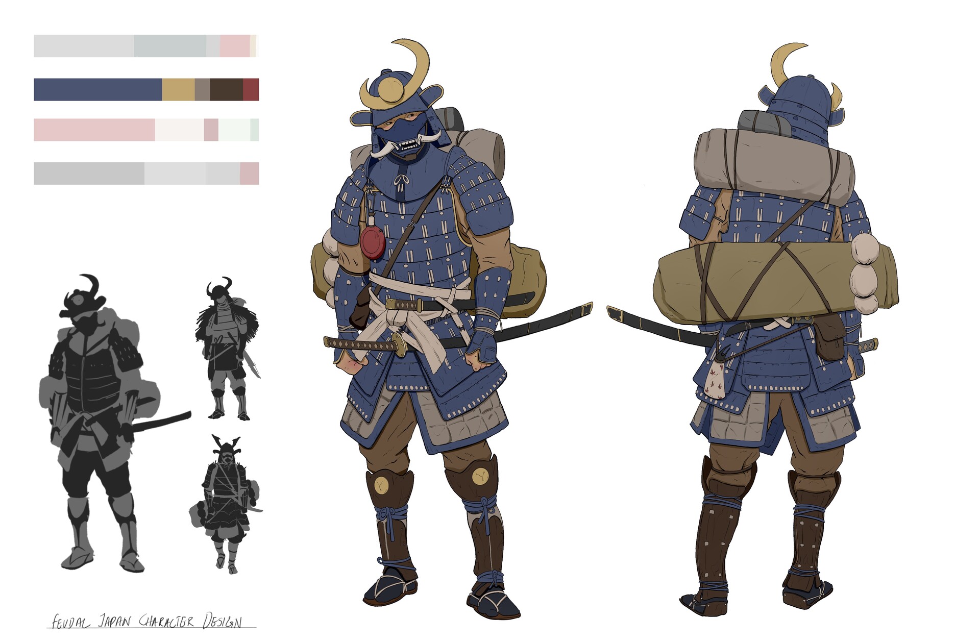 ArtStation - Feudal Japan Character Design