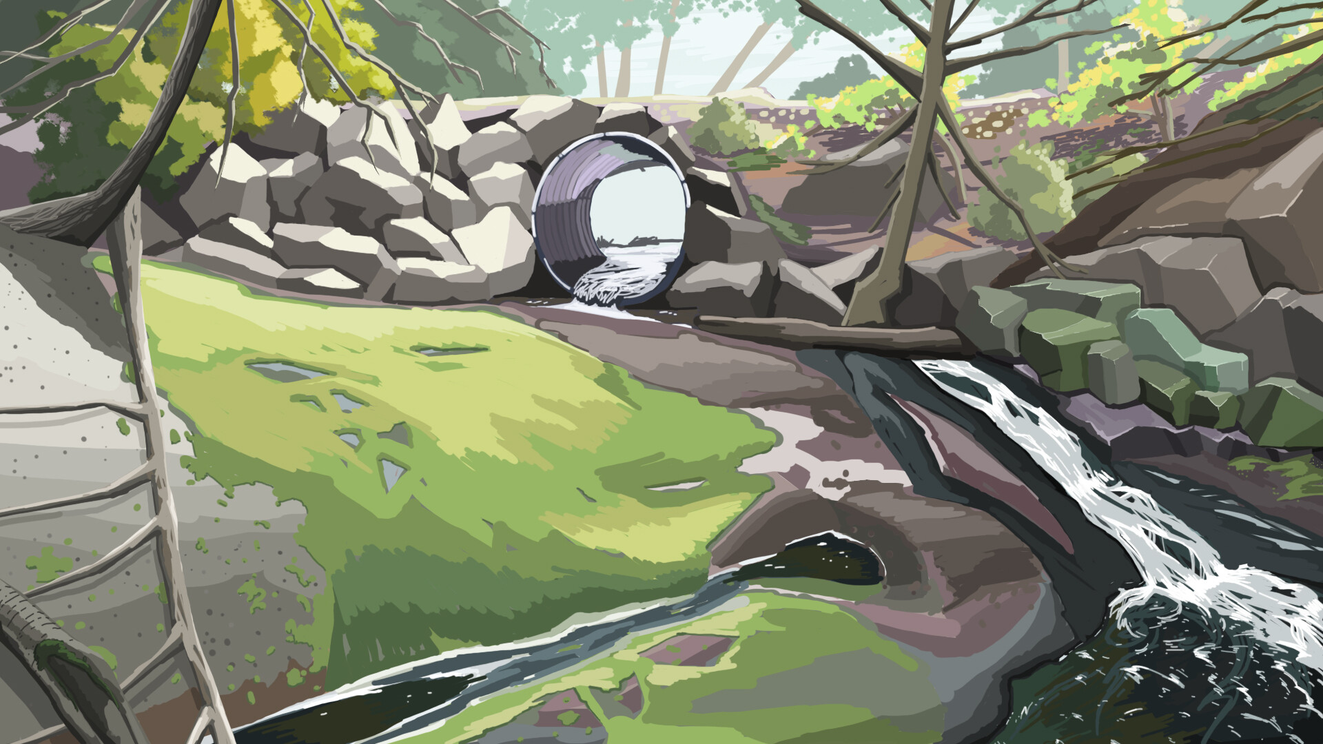 ArtStation - Waterfall 1