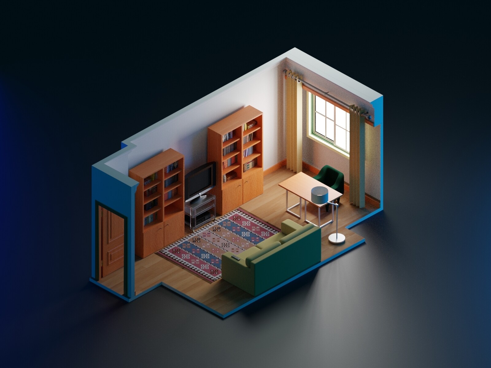 Diogo Bacharel - Low Poly Study