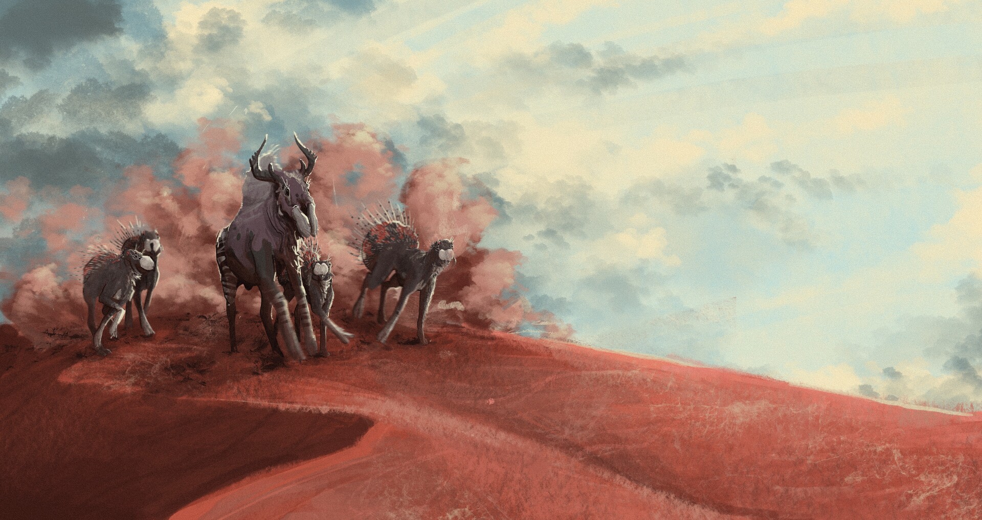 ArtStation - Hunting scene