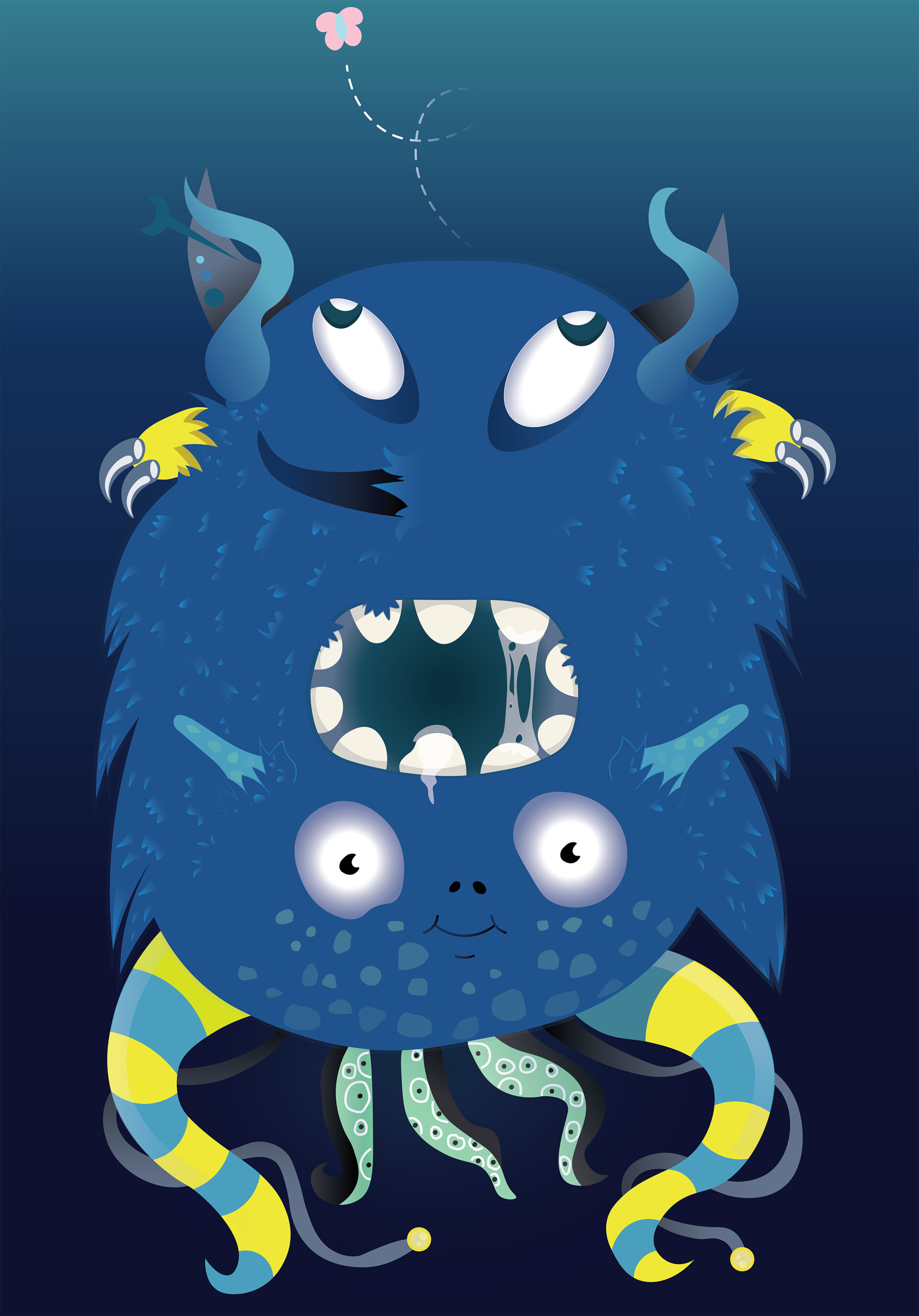 ArtStation - Monster vector illustration