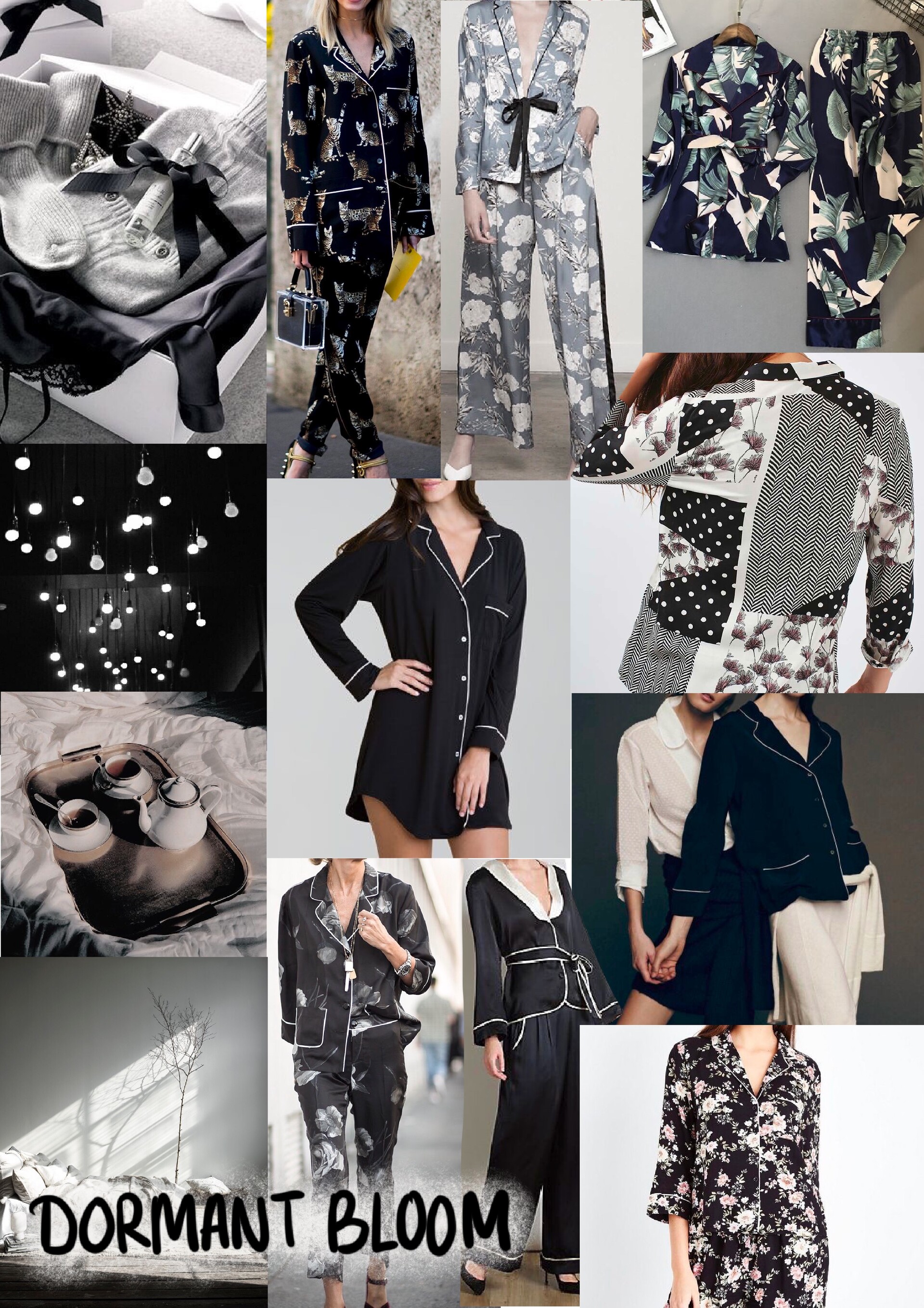 ArtStation - Pajamas Design (Rough Moodboard & Color Palette)