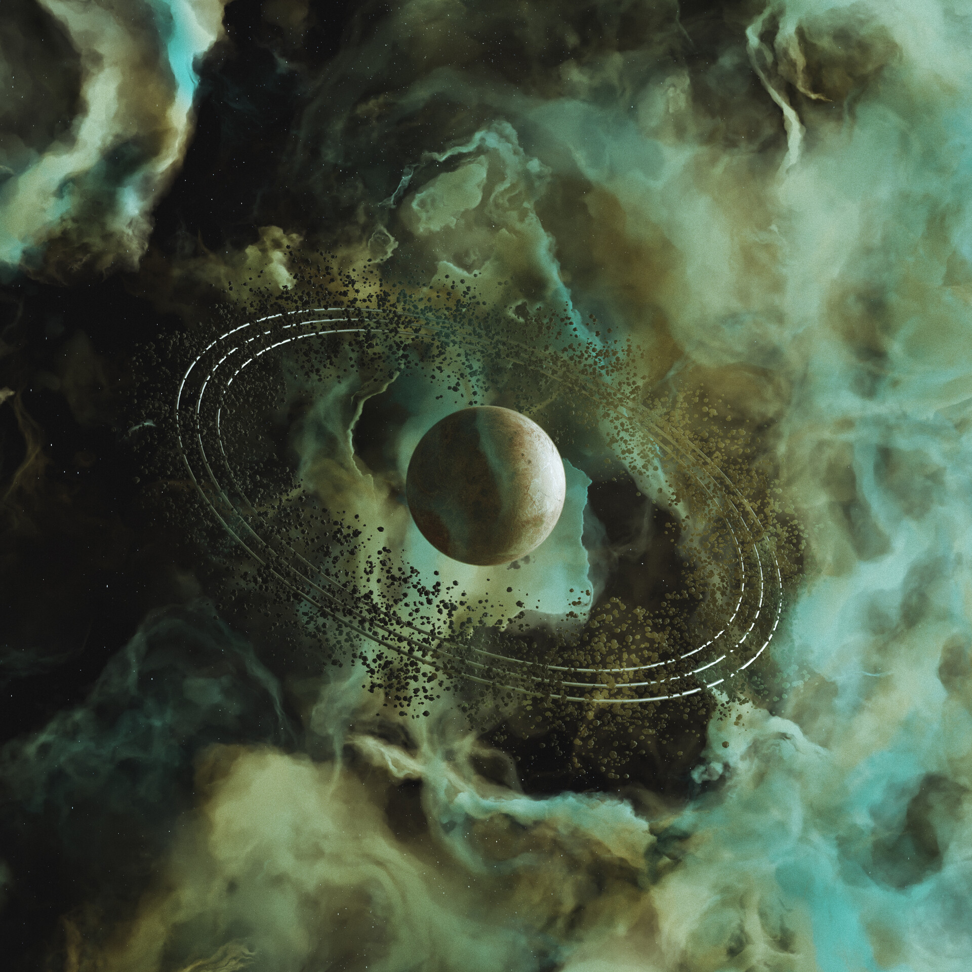 ArtStation - 10/07/20 NEBULA FIELD