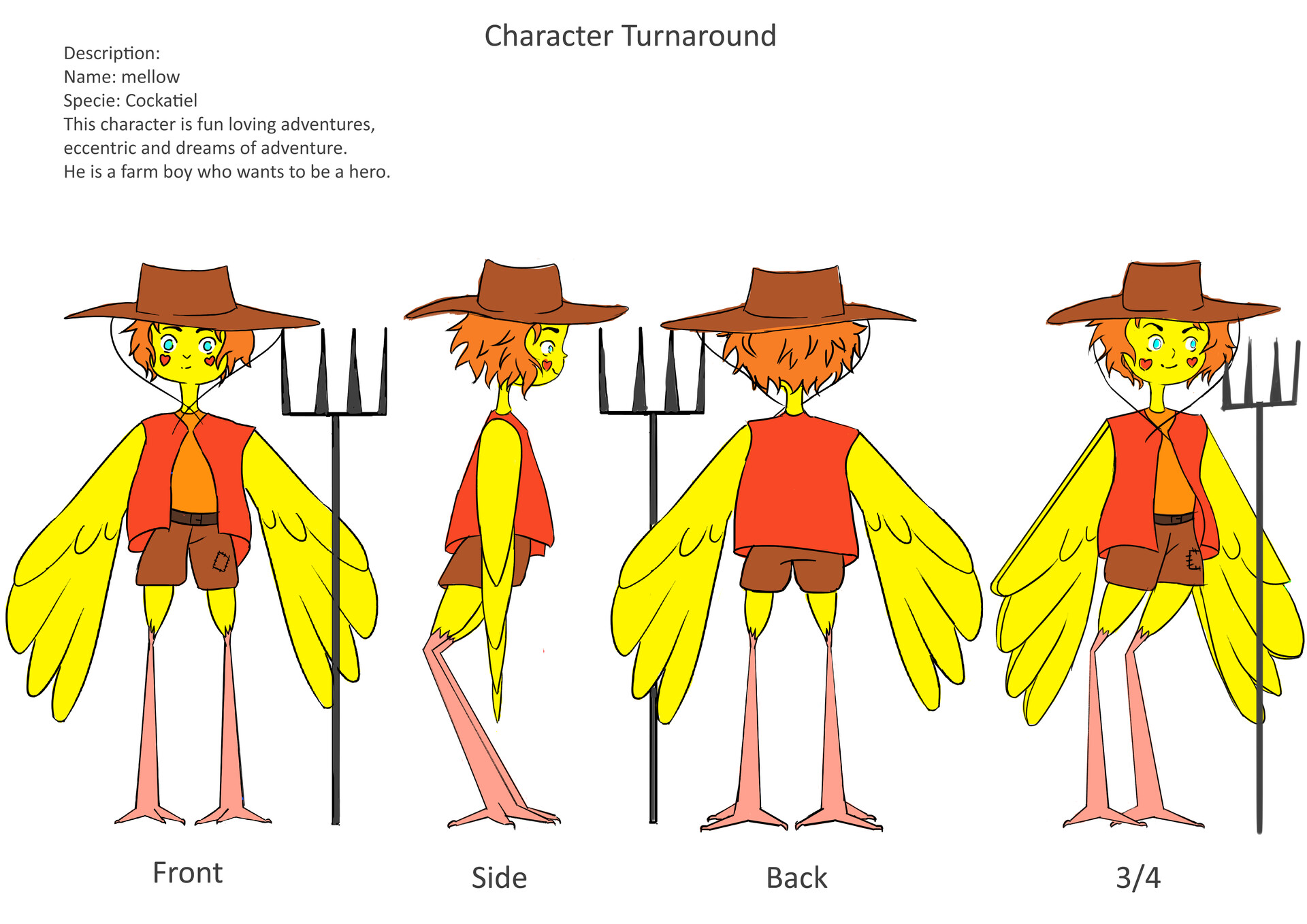 ArtStation - Character Concept: Bird person