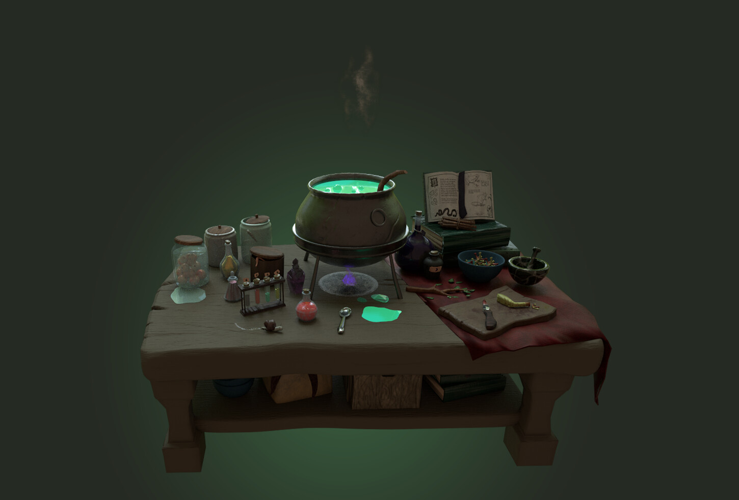 Bryony Mellett - Potion Table