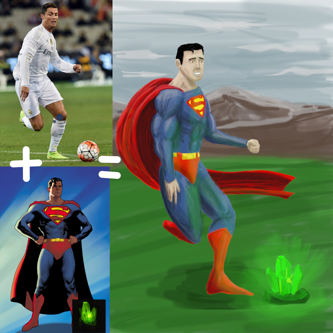 ArtStation - Superman in the field