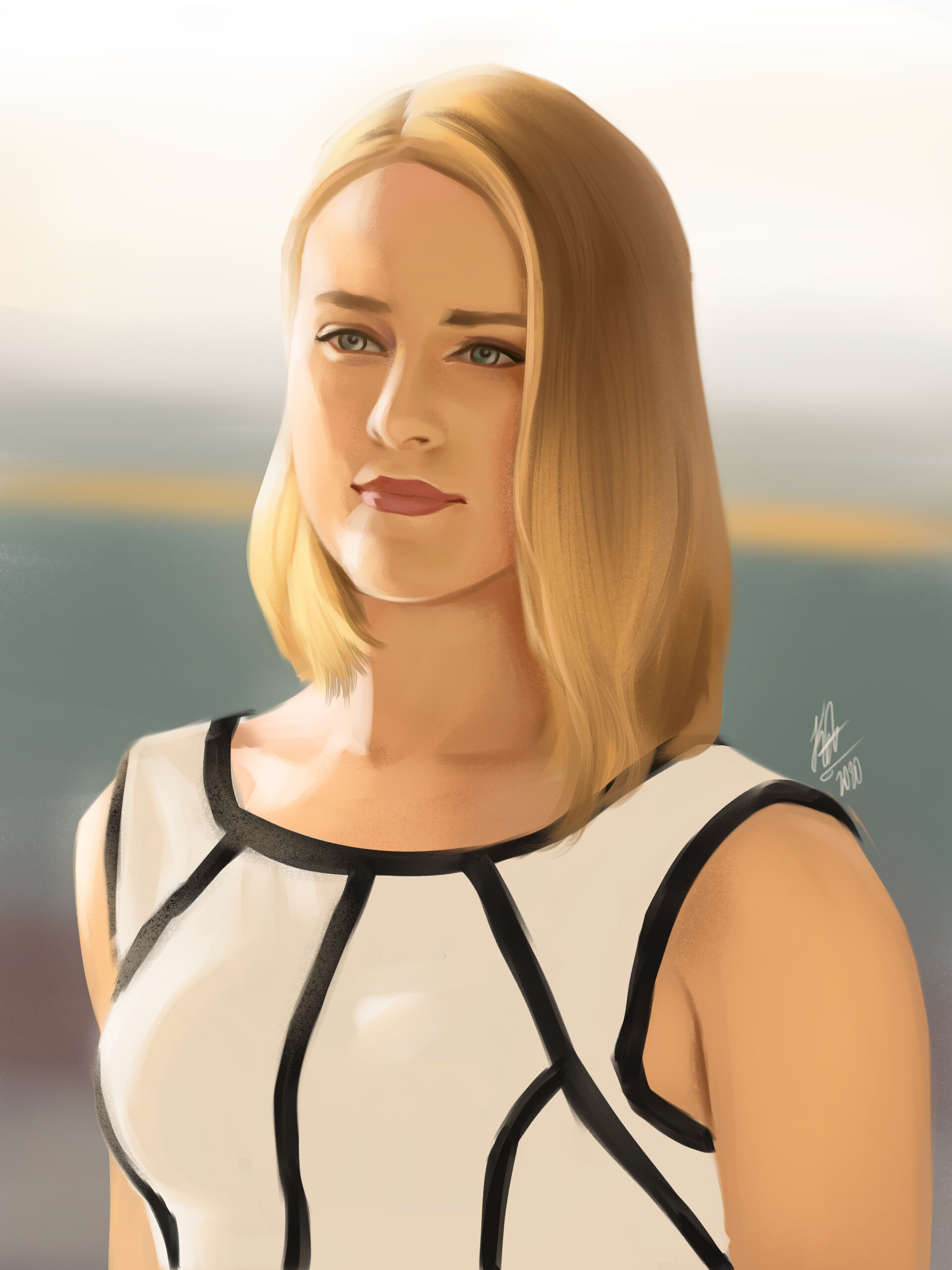 ArtStation - Evan Rachel Portrait