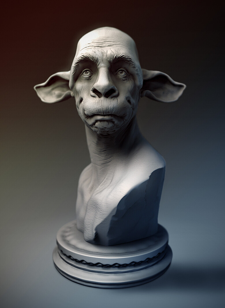 ArtStation - creature head 01