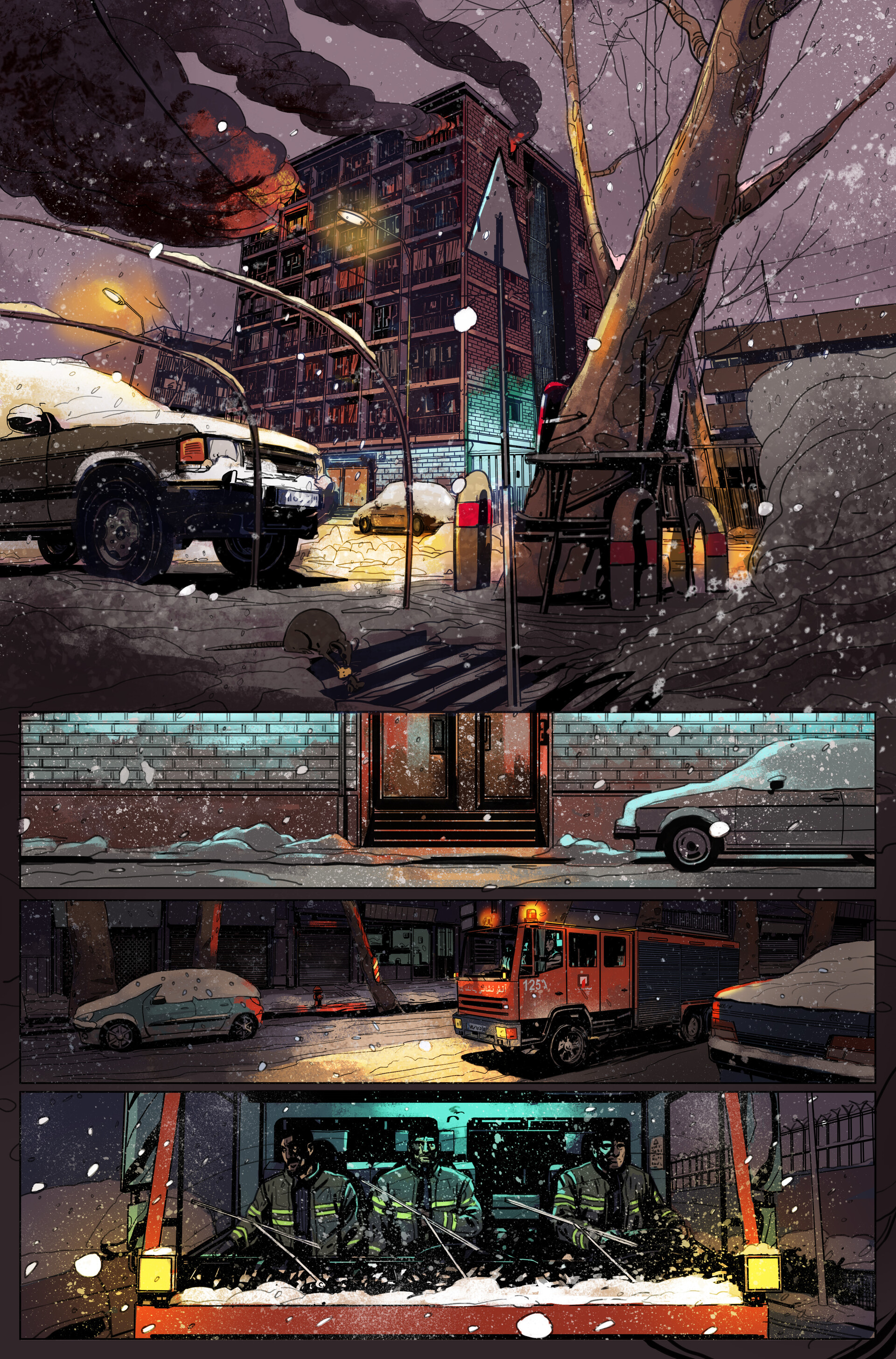 ArtStation - Fire Fighters Comicbook Series