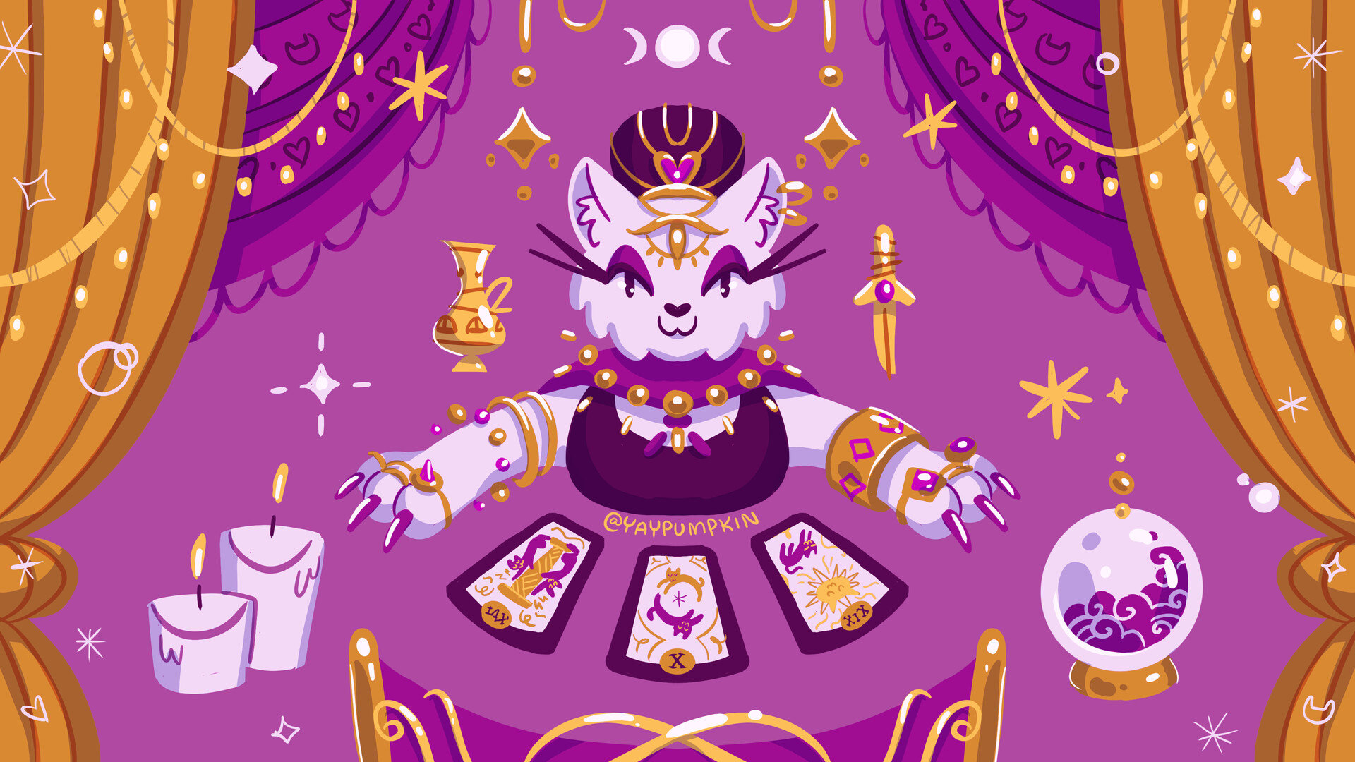 ArtStation - Madam Meow the Fortune Teller