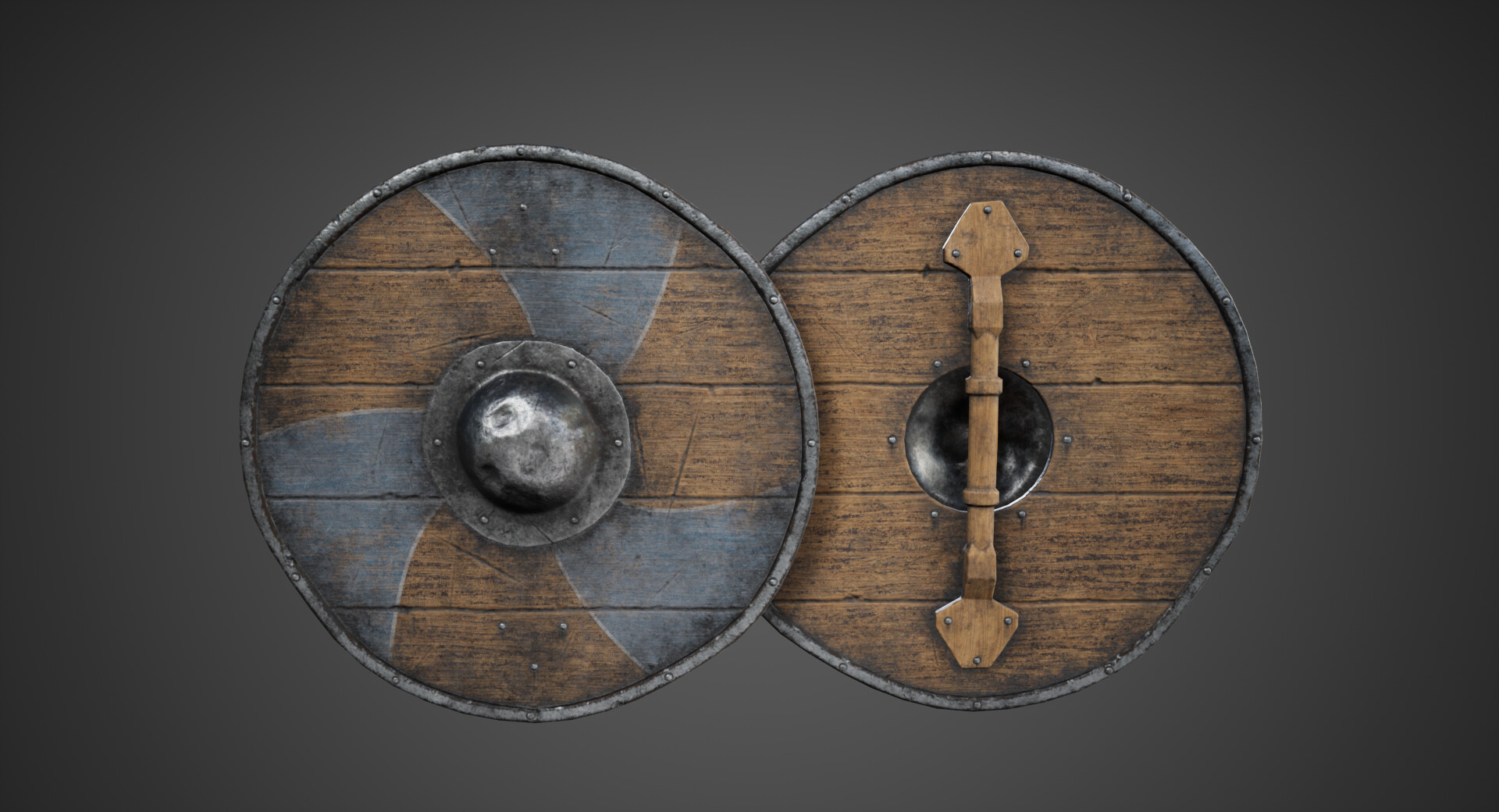 ArtStation - Viking shield prop