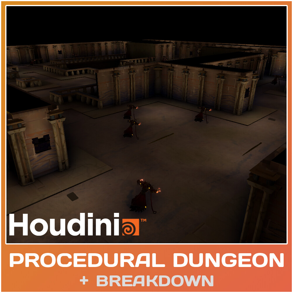 ArtStation - Procedural Dungeon - HEAJ Student Project