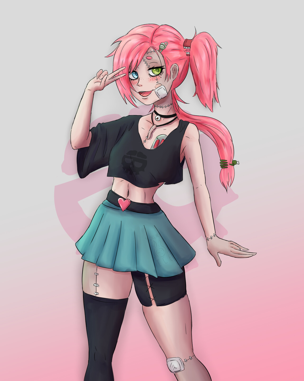 Elías Vidal López - "Lichi" Vtuber design