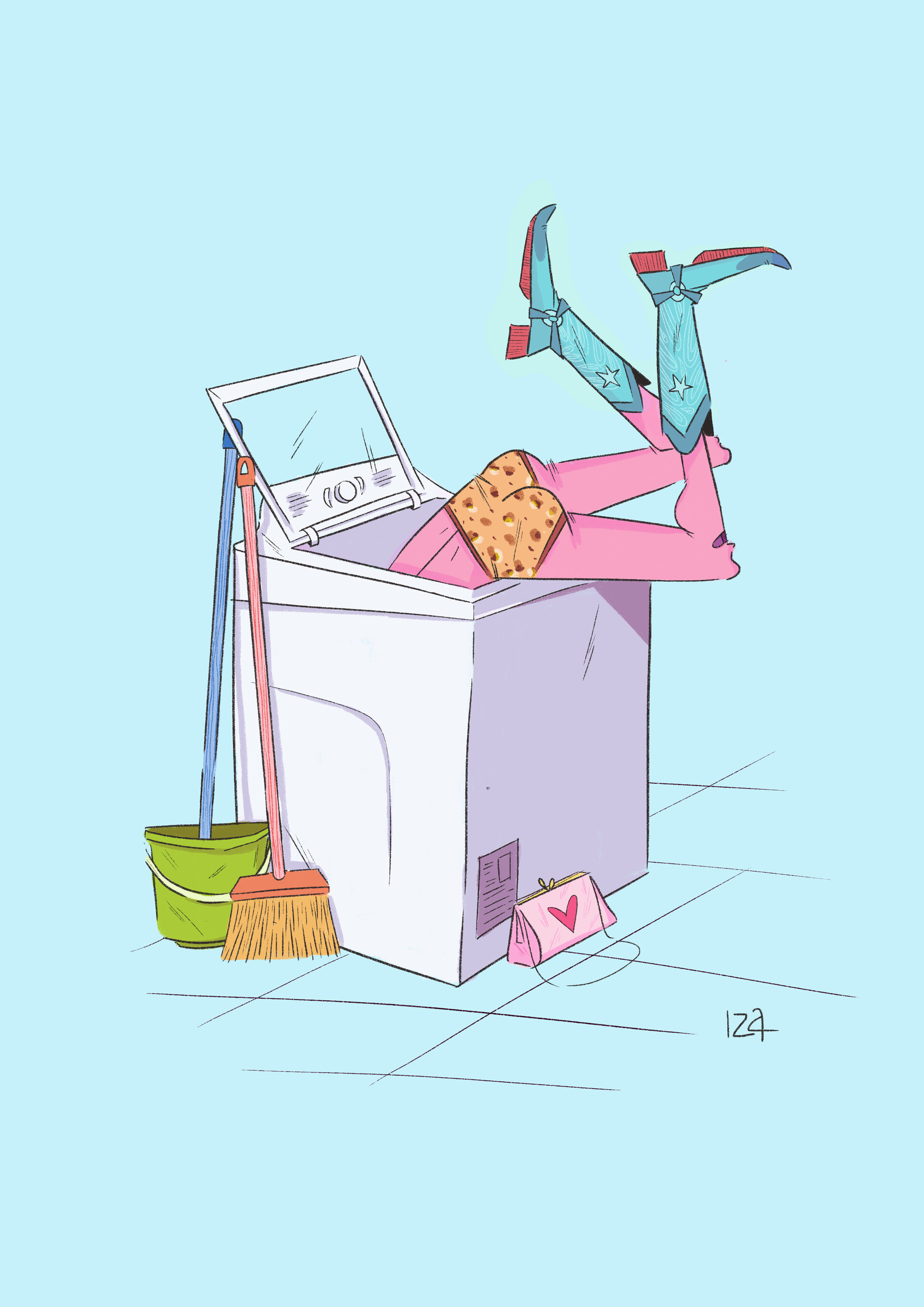 ArtStation - Washing machine these days