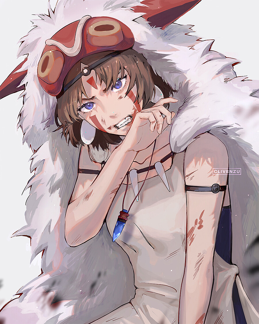 ArtStation - Princess Mononoke