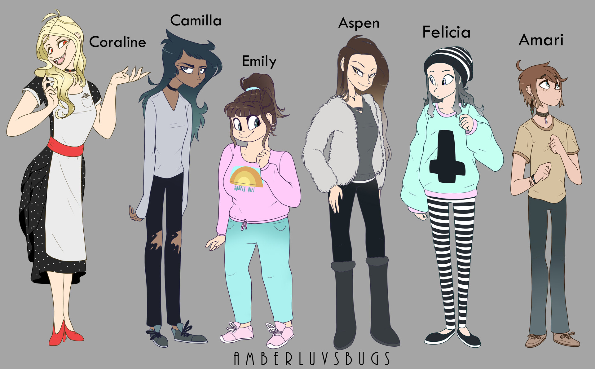 ArtStation - Revamped Original Character Designs