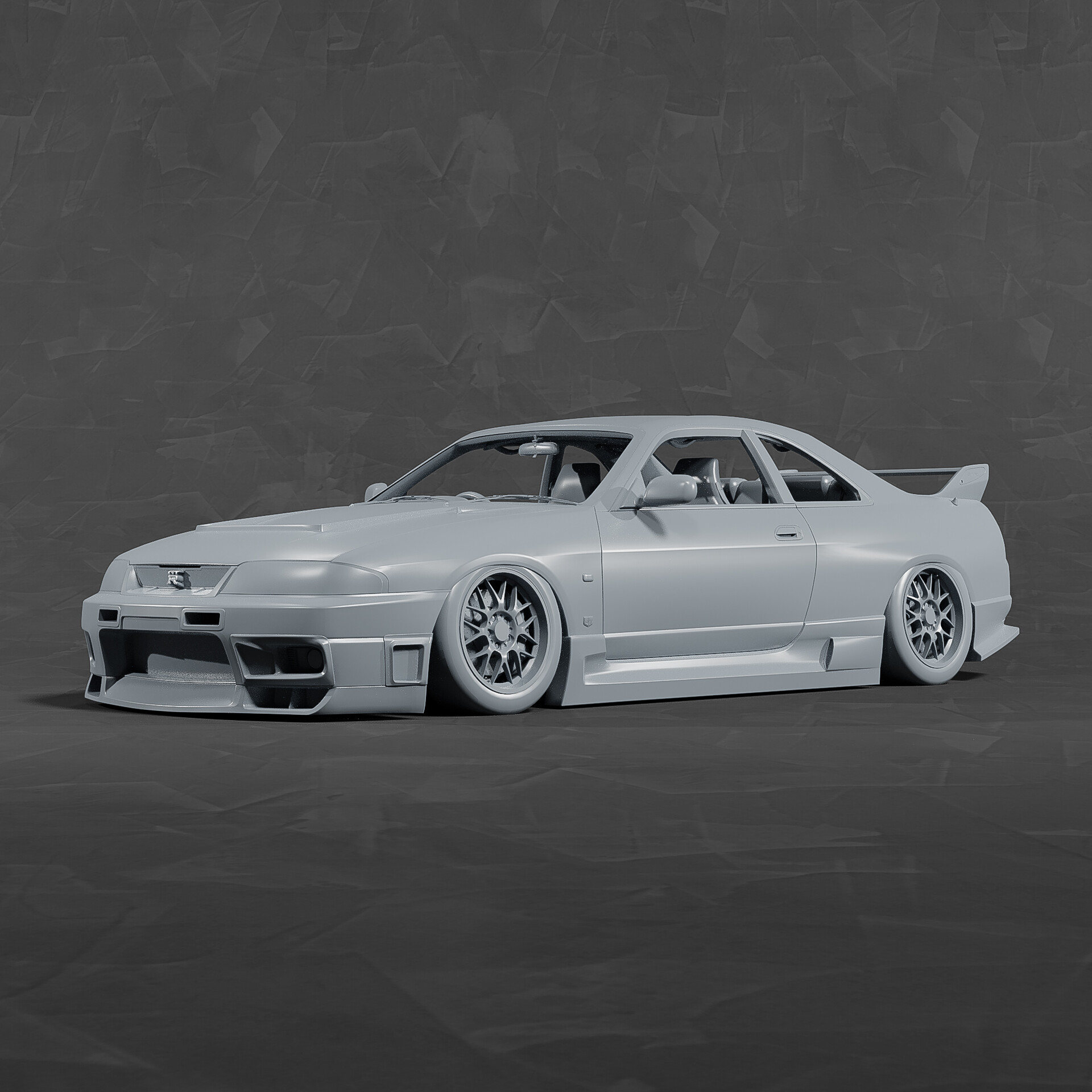 ArtStation - Skyline R33 (スカイライン R33) の MOLD (型)