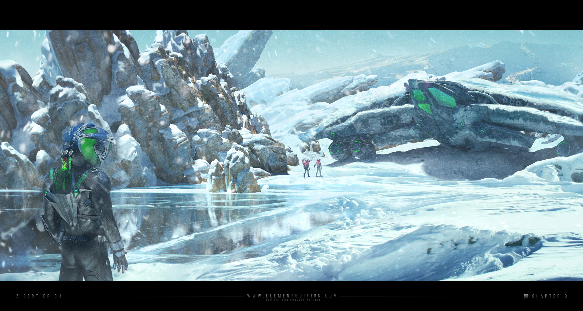 ArtStation - Cold planet