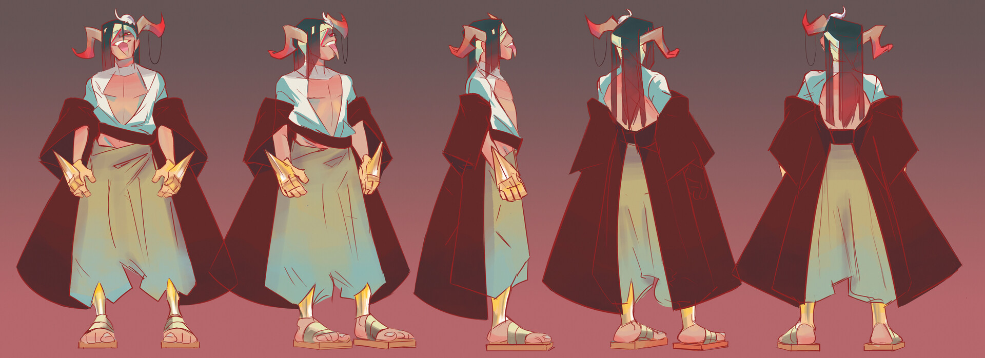 ArtStation - Original Character Turn Around