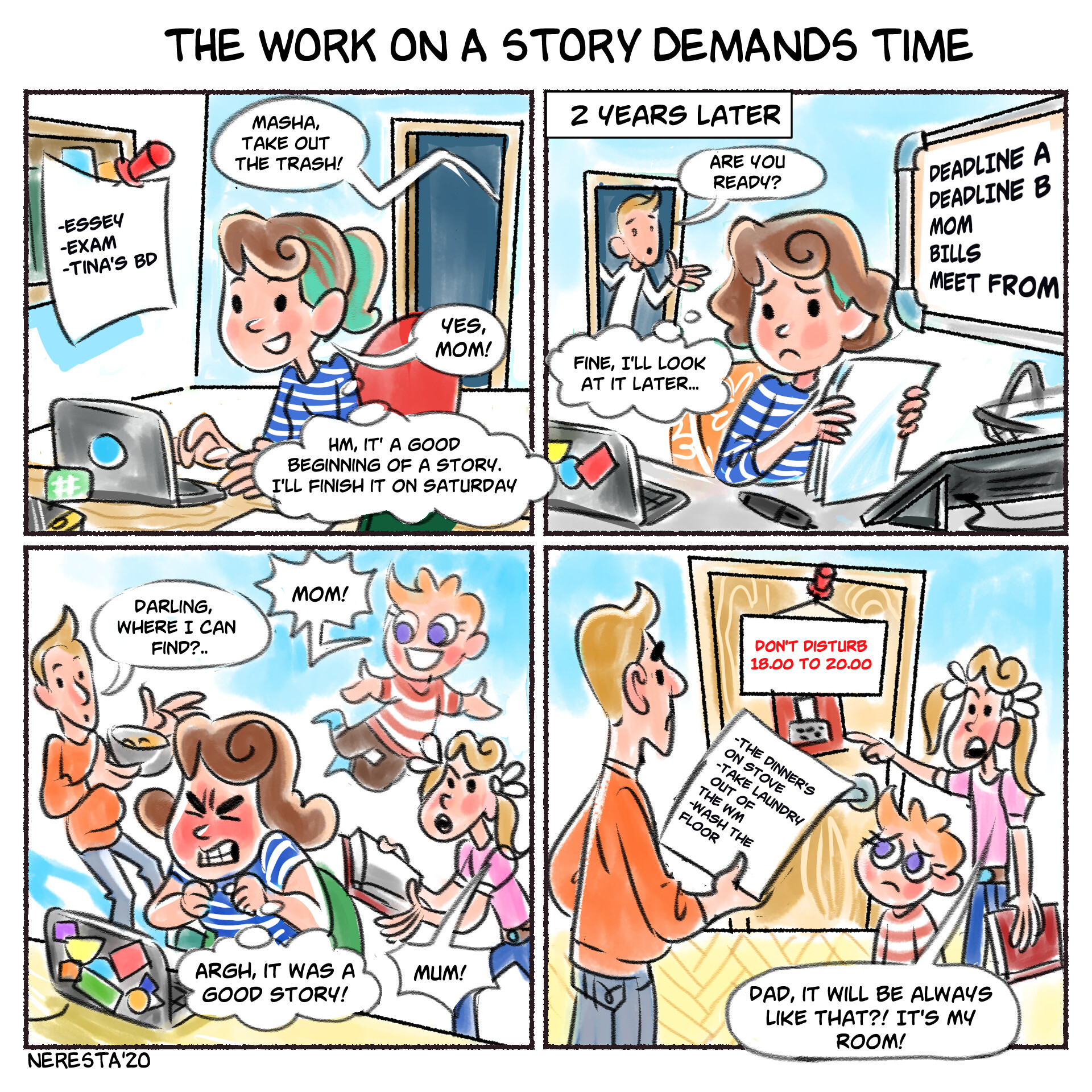 ArtStation - Tips on a Good Comics