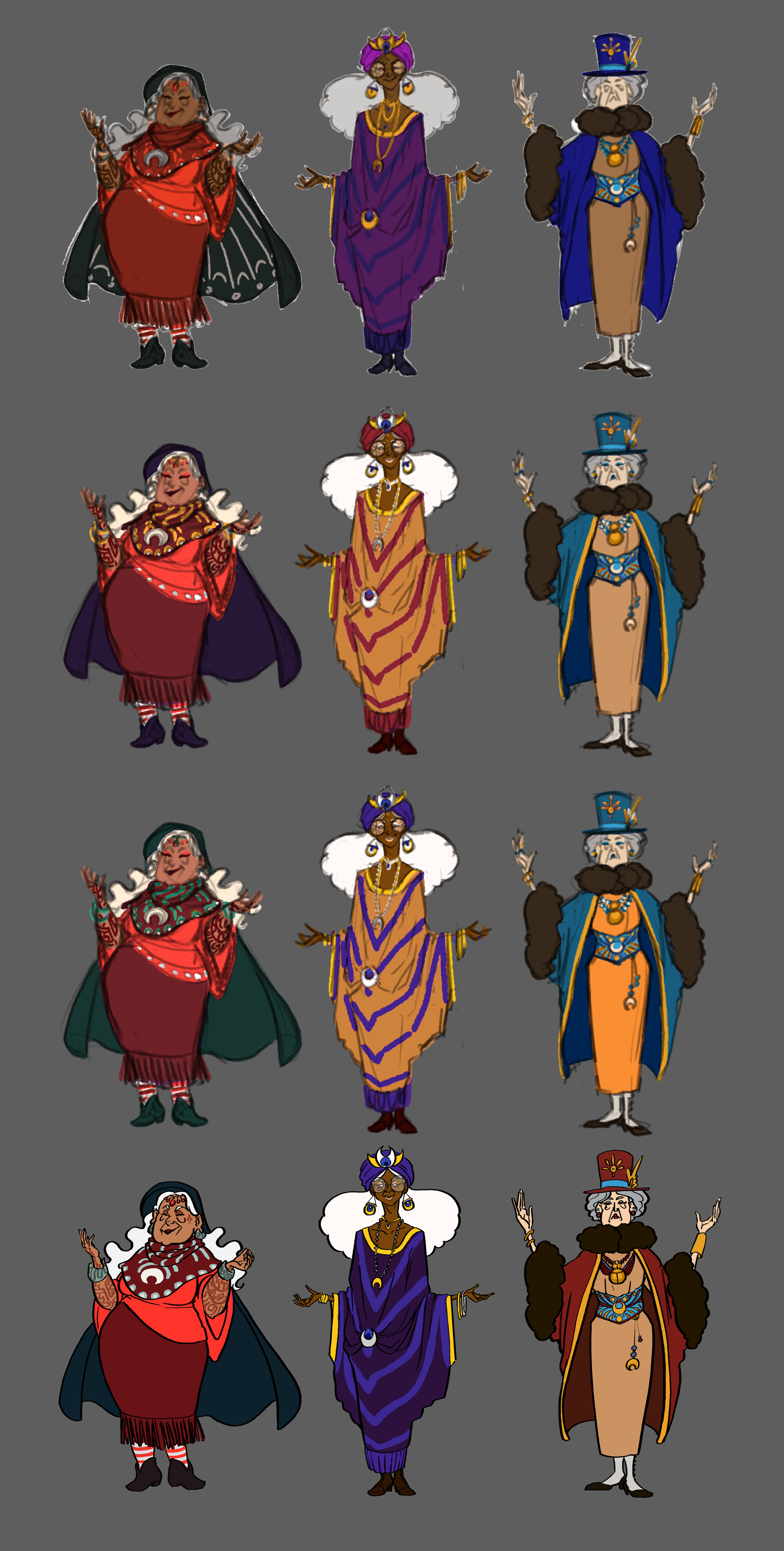 Vintage Circus Fortune Teller