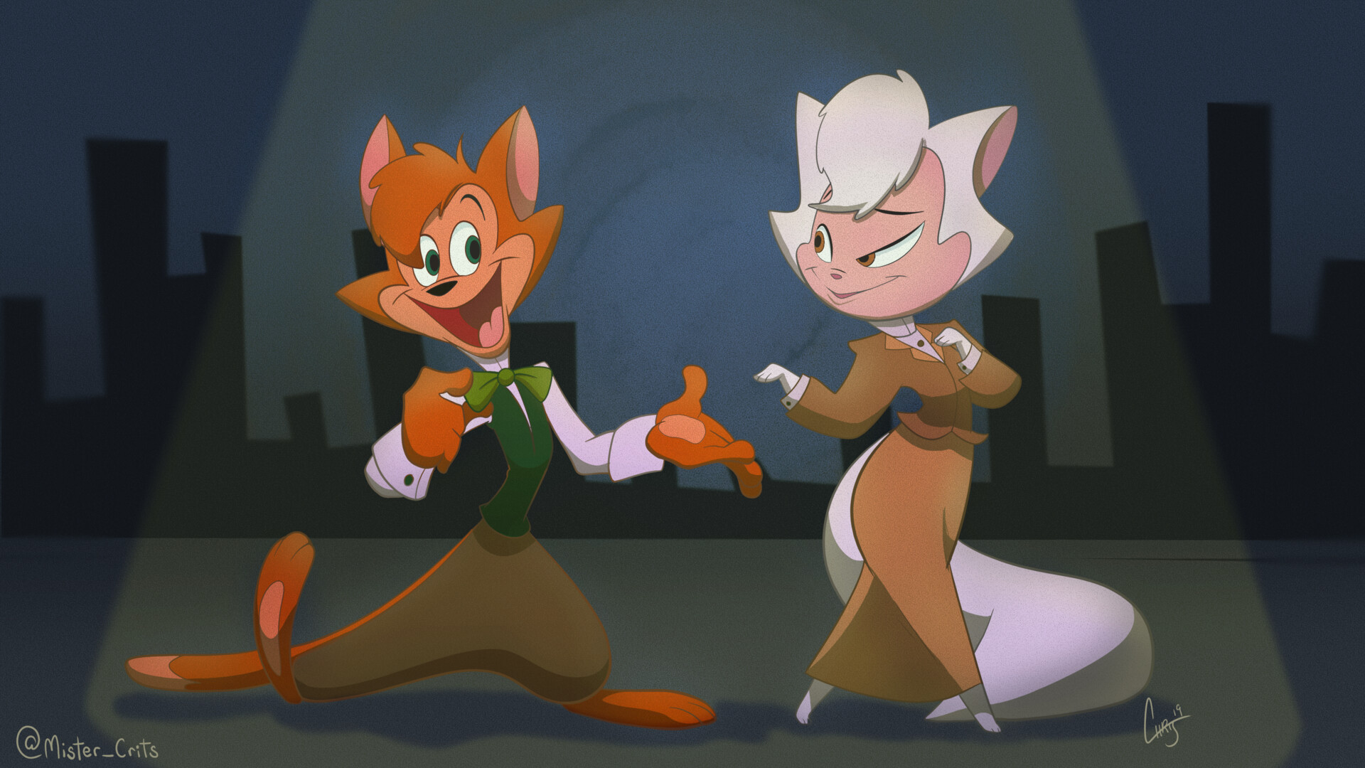 ArtStation - Dancing Cats