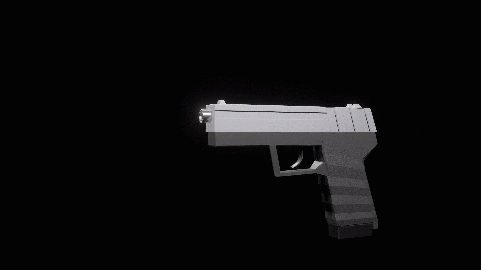 ArtStation - Low-Poly Handgun Animation