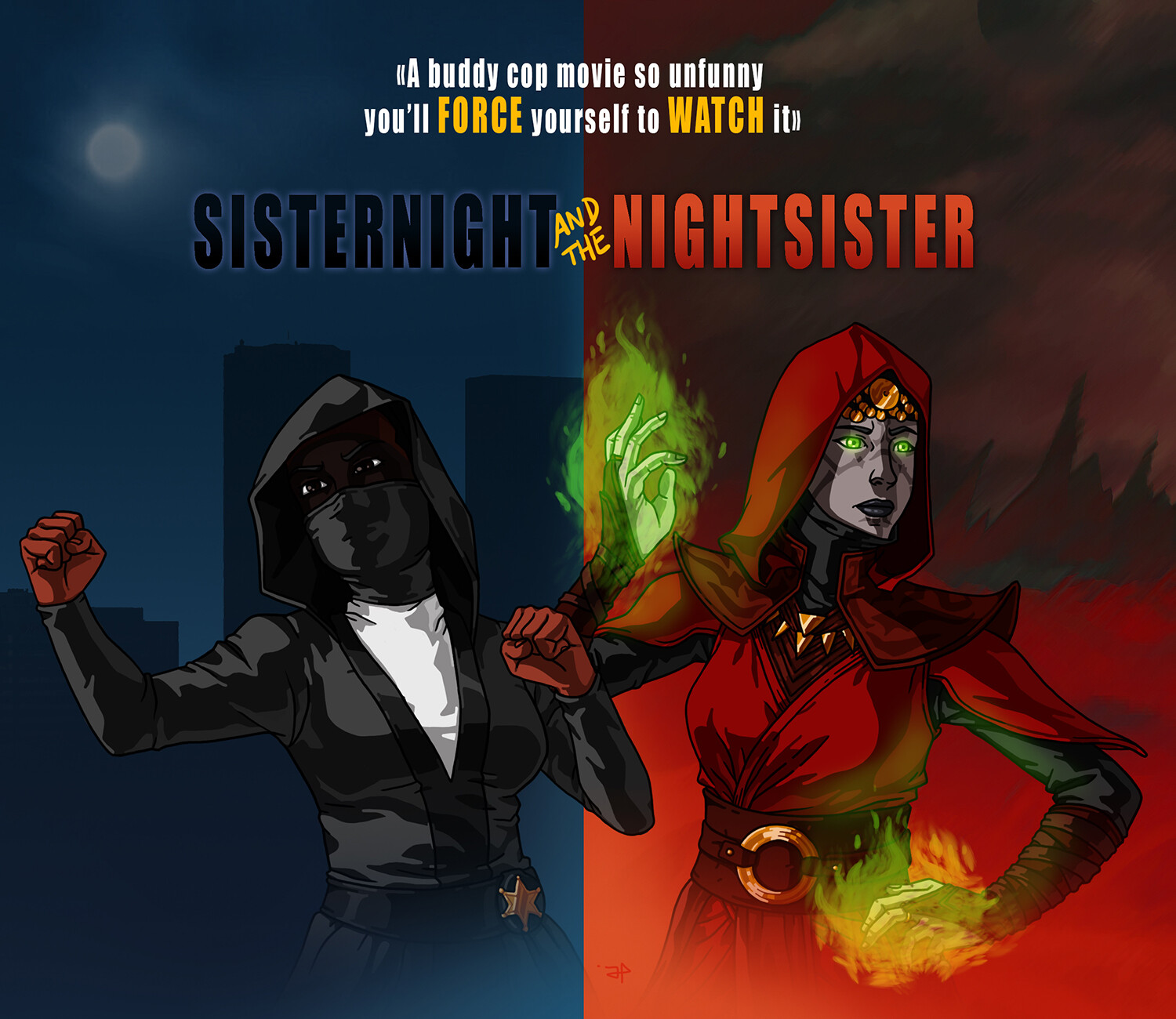 ArtStation - Sister Night and the Nightsister