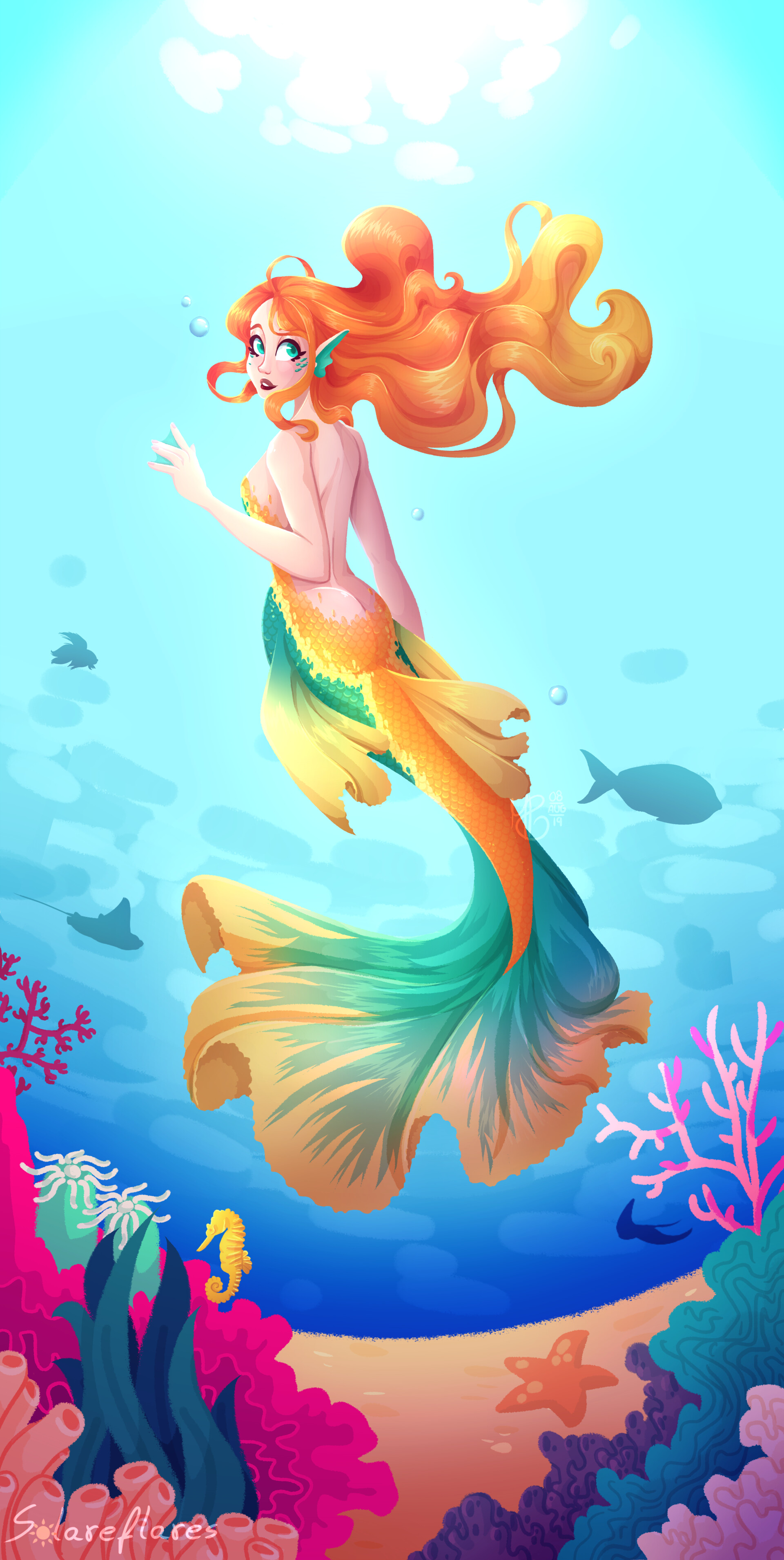 ArtStation - Original Mermaid Illustration