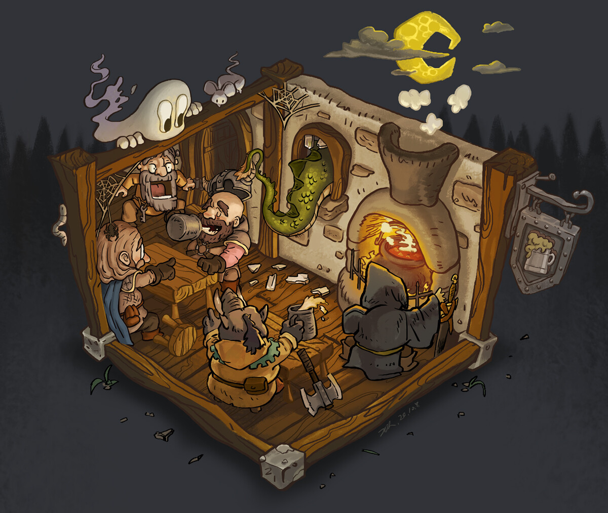 ArtStation - A pub customer