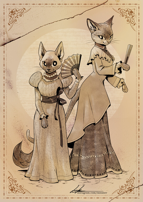 how to draw animals in clothes