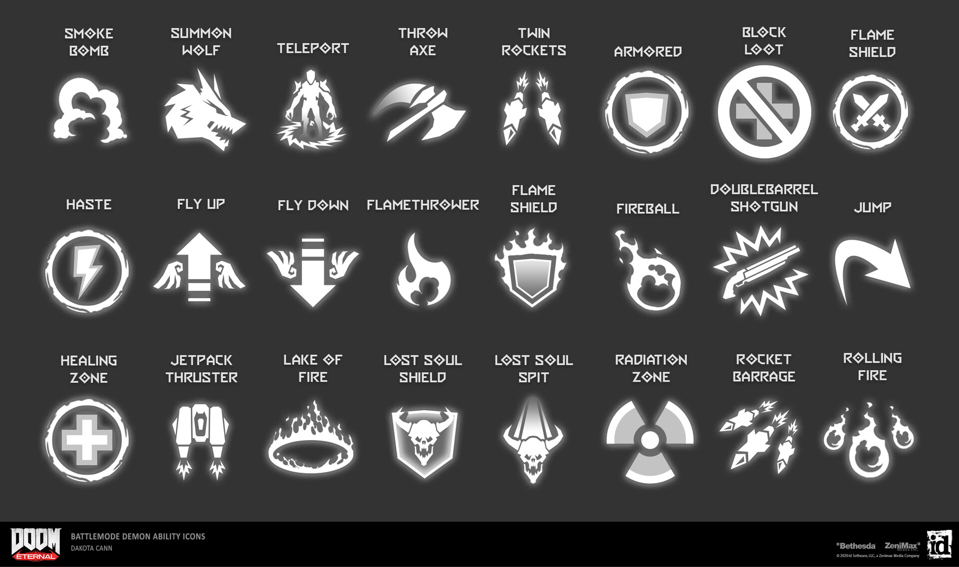 Dakota Cann - Doom Eternal - UI Iconography